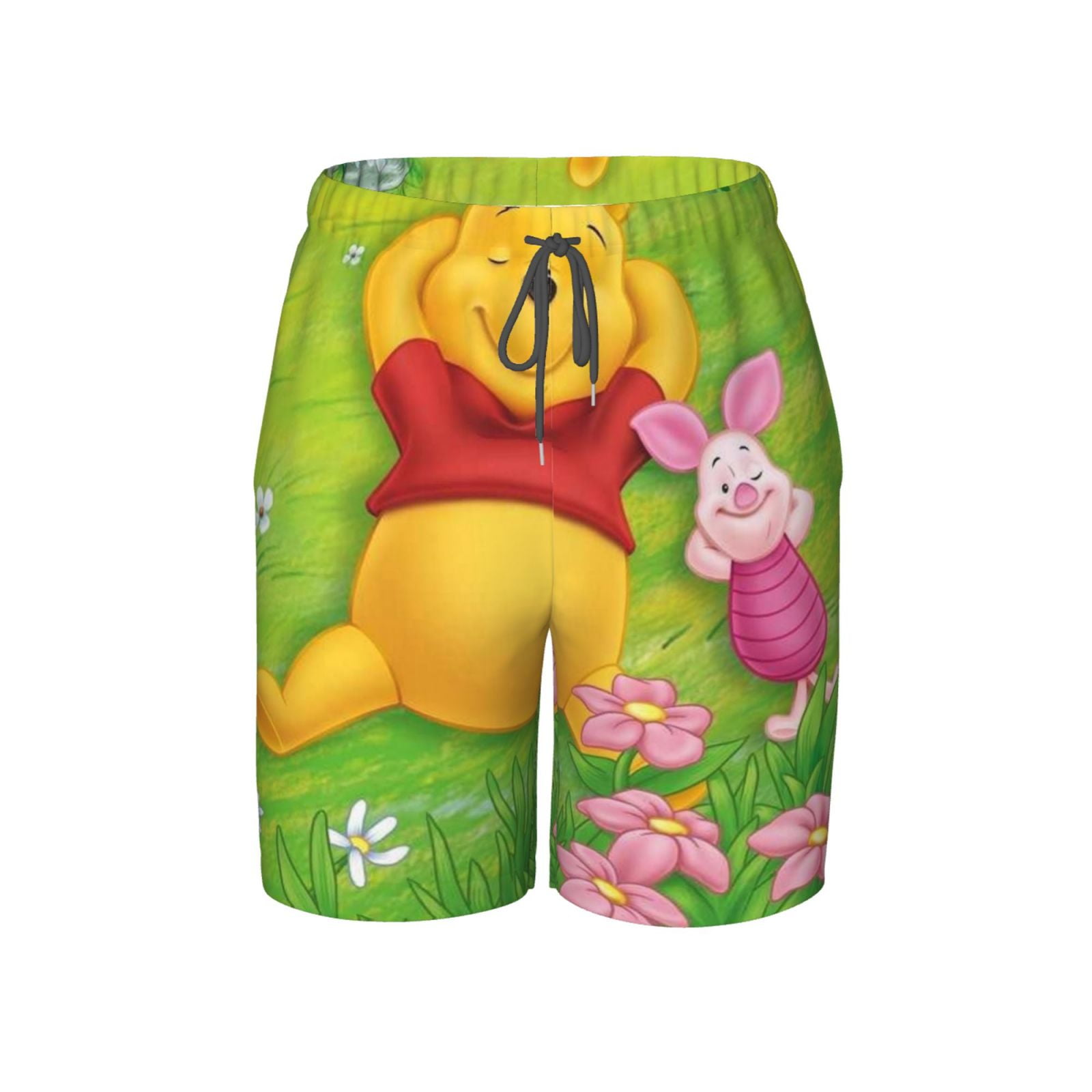Winnie The Poo Boys Swim Trunks with Mesh Liner Bathing Suits Quick Dry ...