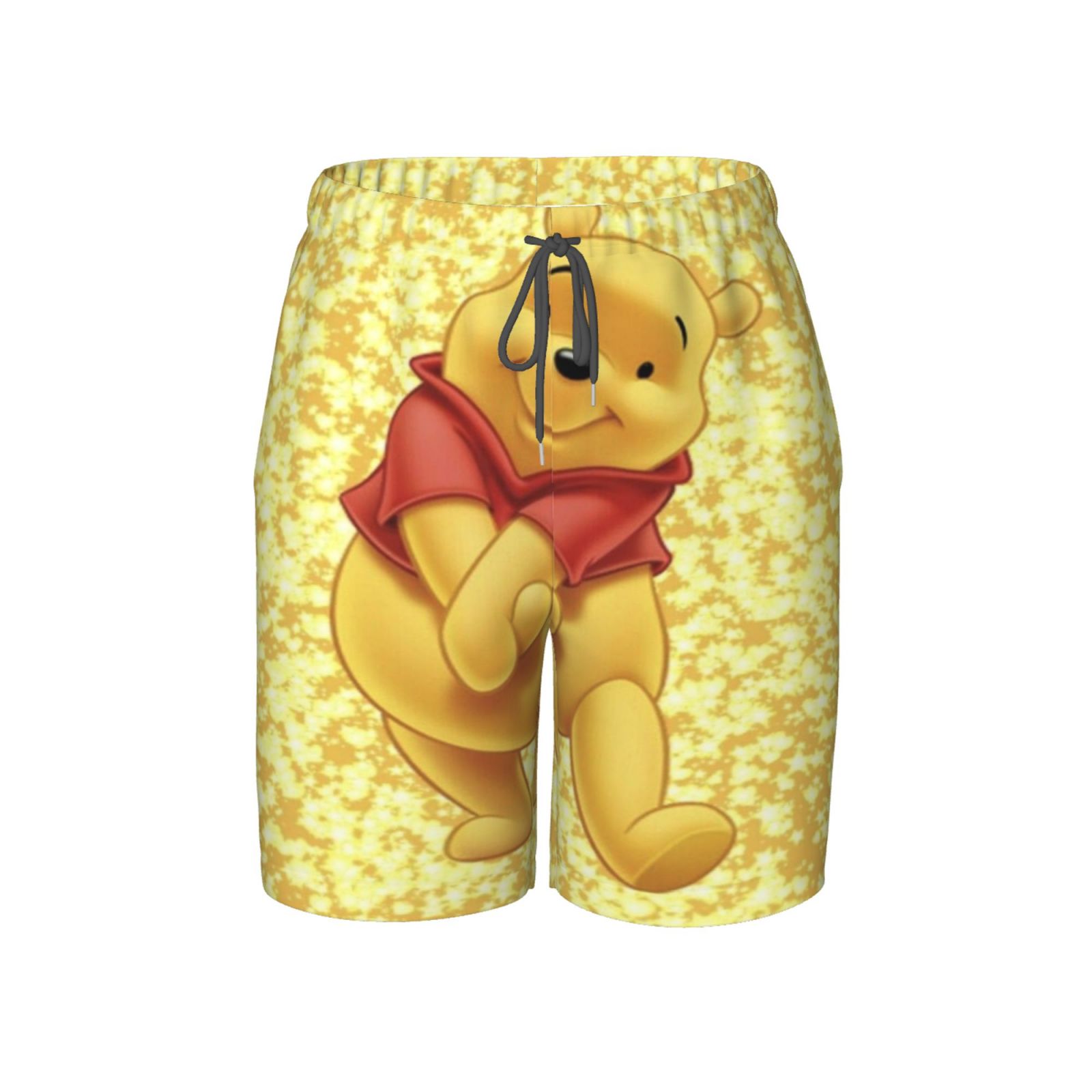 Winnie The Poo Boys Swim Trunks with Mesh Liner Bathing Suits Quick Dry ...