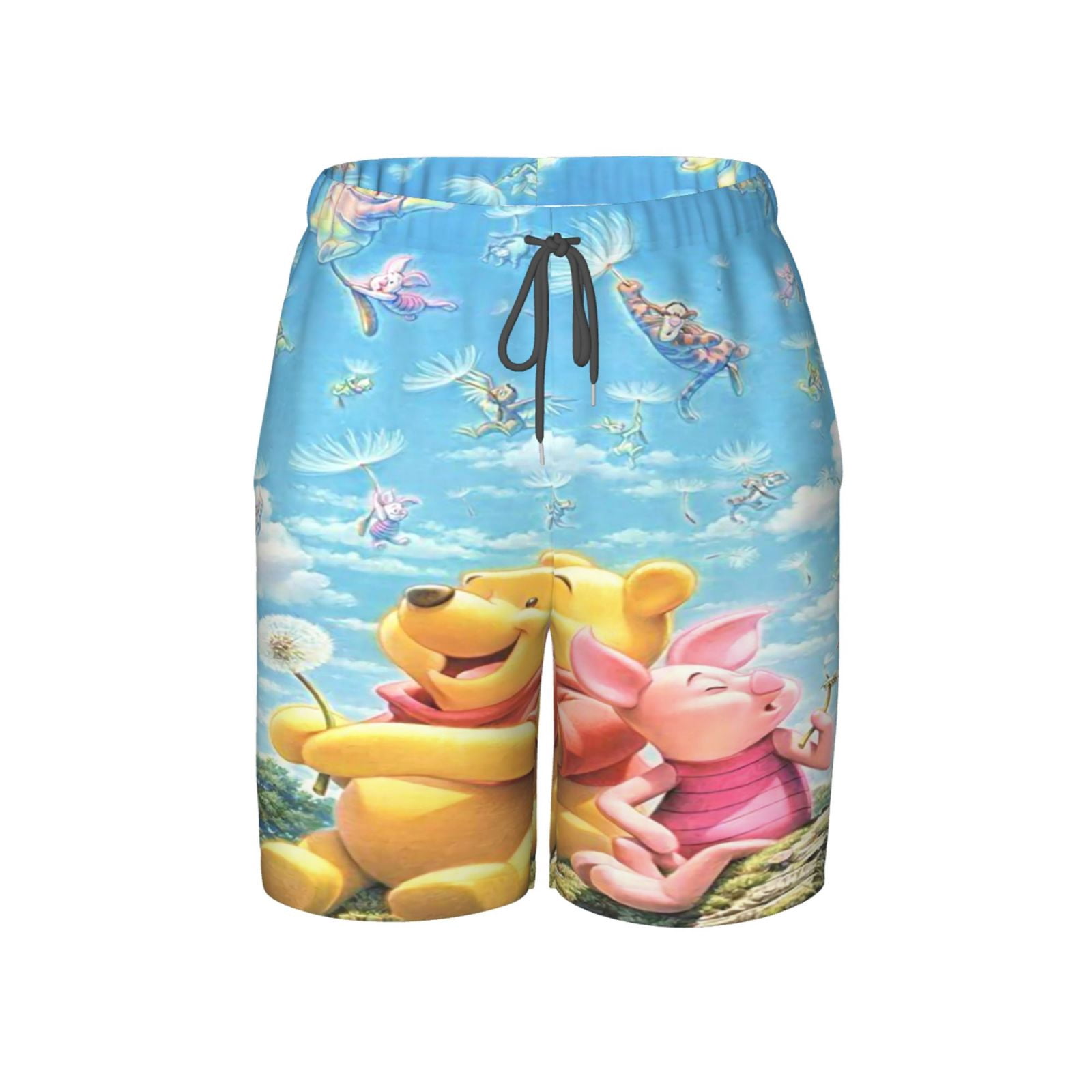 Winnie The Poo Boys Swim Trunks with Mesh Liner Bathing Suits Quick Dry ...