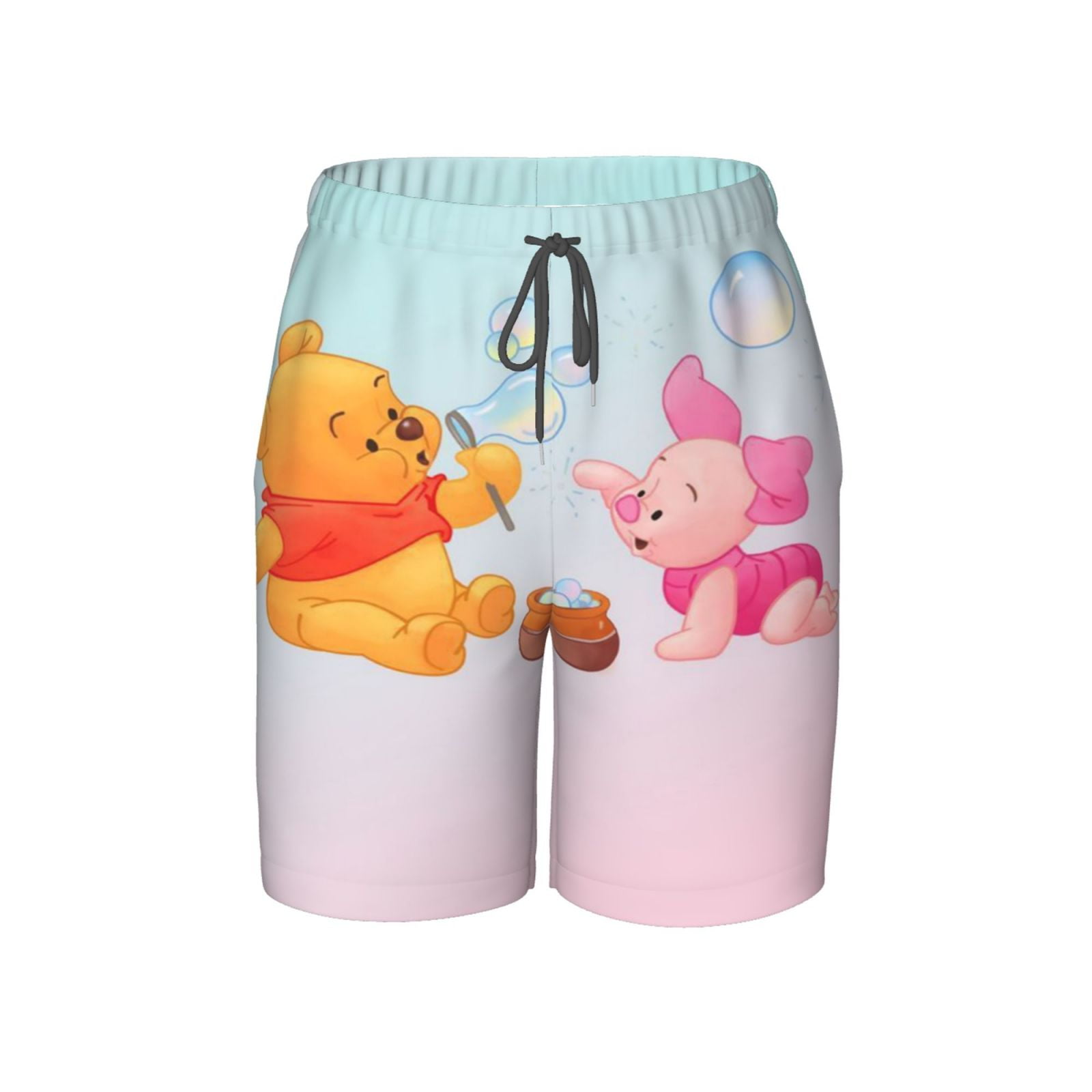 Winnie The Poo Boys Swim Trunks with Mesh Liner Bathing Suits Quick Dry ...