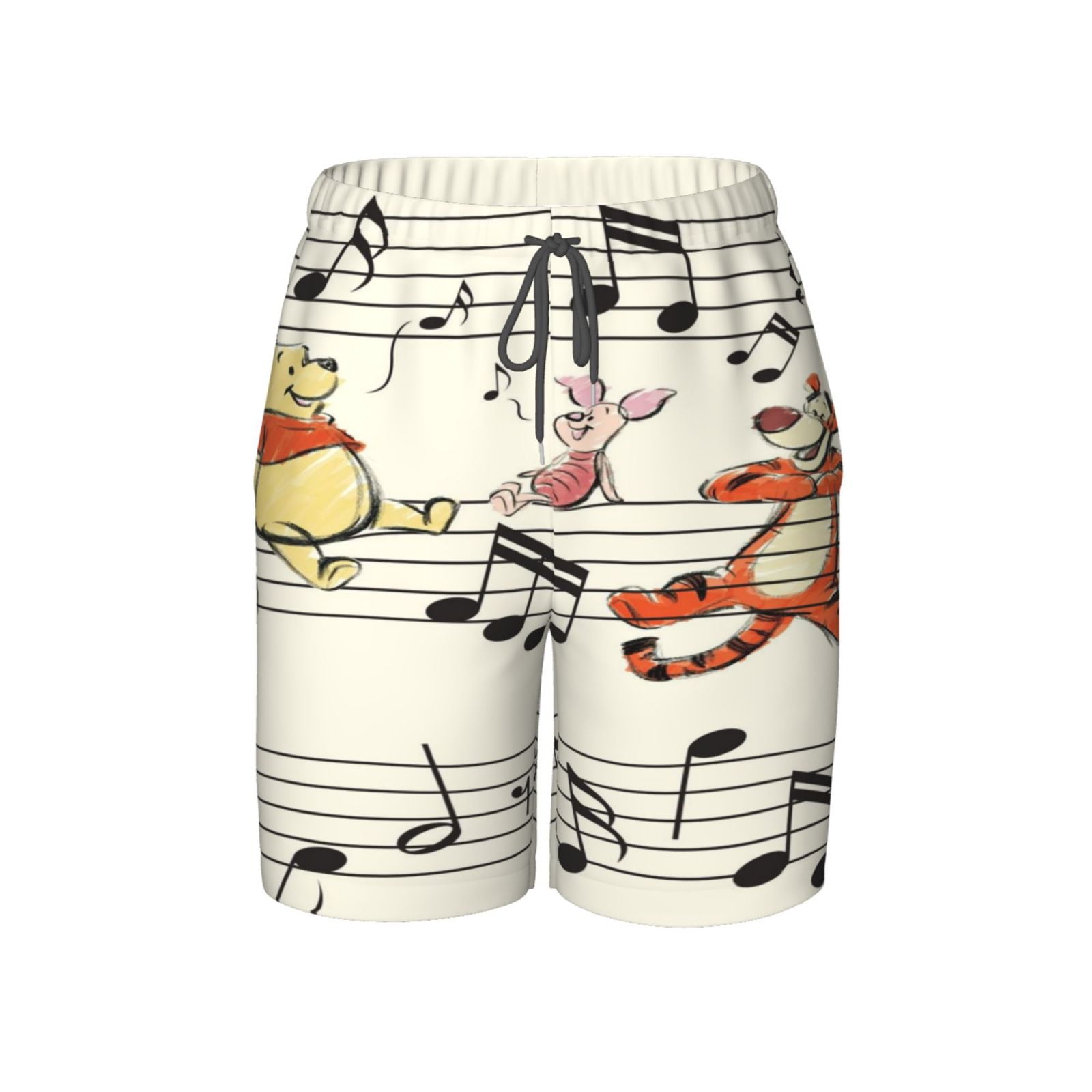Winnie The Poo Boys Swim Trunks with Mesh Liner Bathing Suits Quick Dry ...