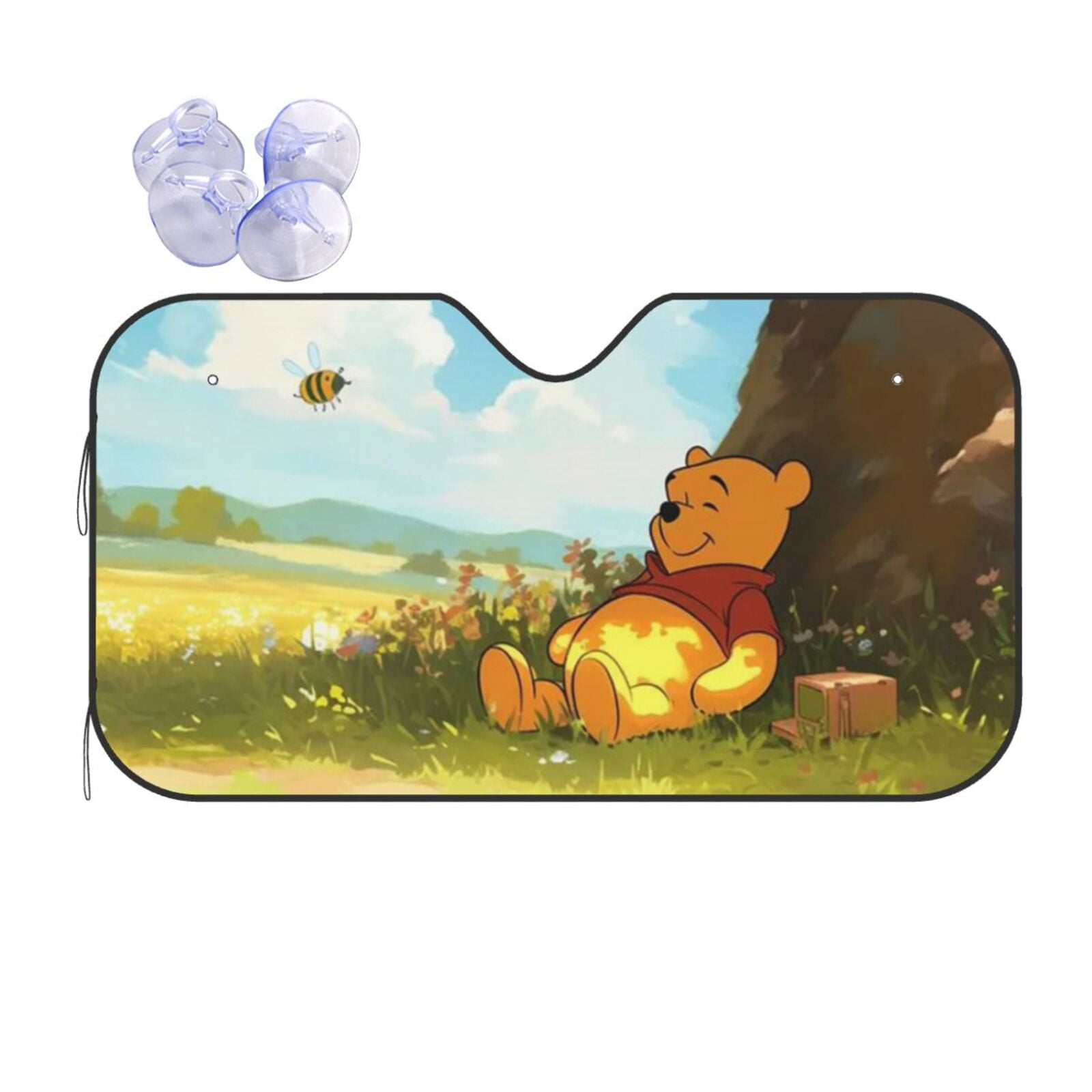 Winnie The Pooh Car Windshield Sun Shade, Waterproof Auto Front ...