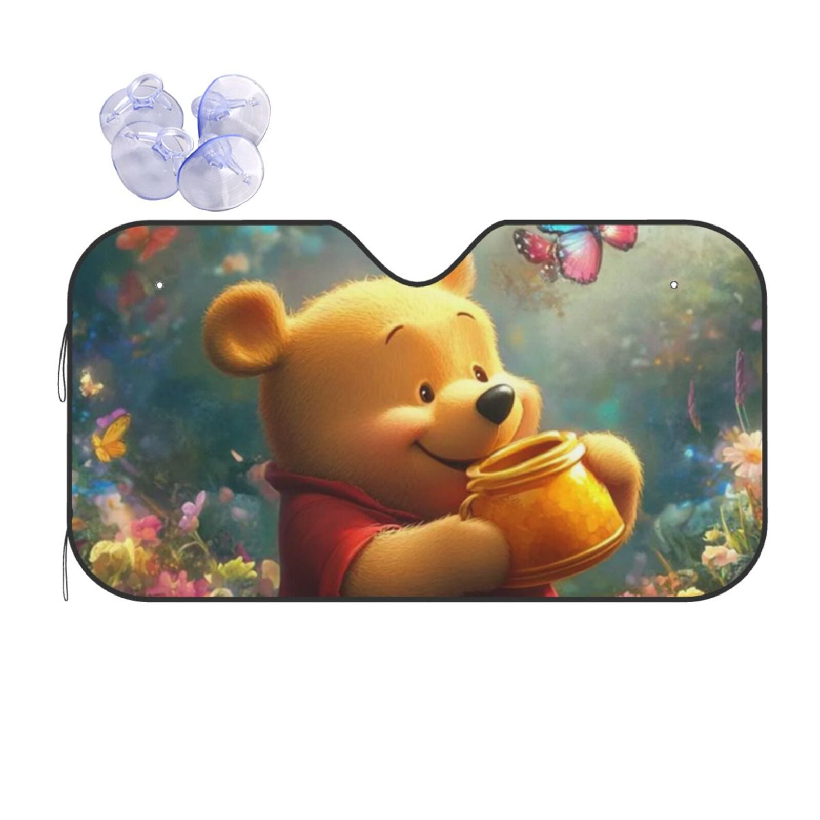 Winnie The Pooh Car Windshield Sun Shade, Waterproof Auto Front ...