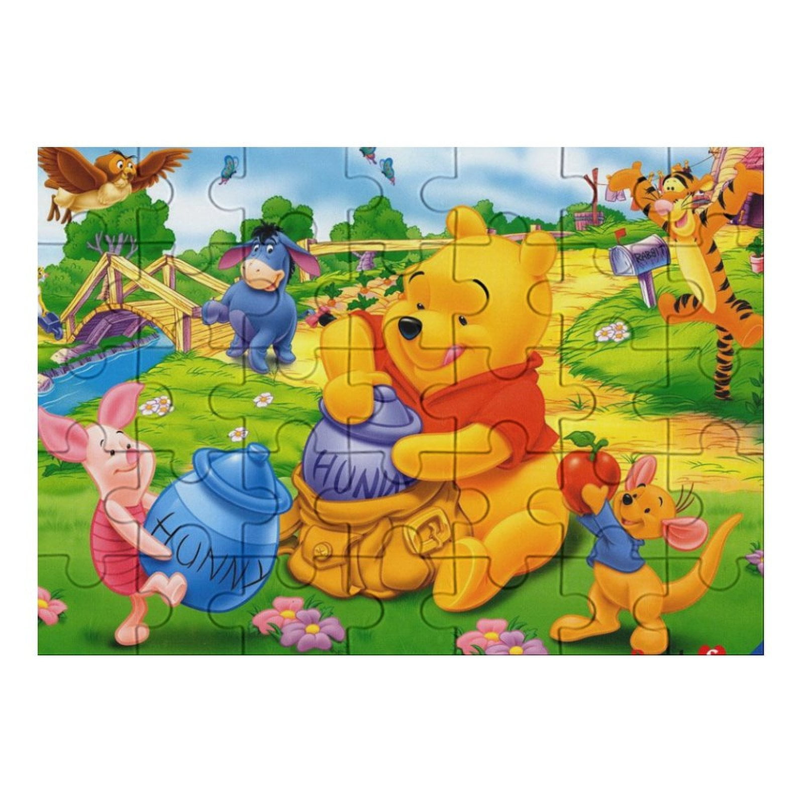 Winnie The Pooh Cartoon Toy Puzzle 35 PCS, Give Children's Birthday ...