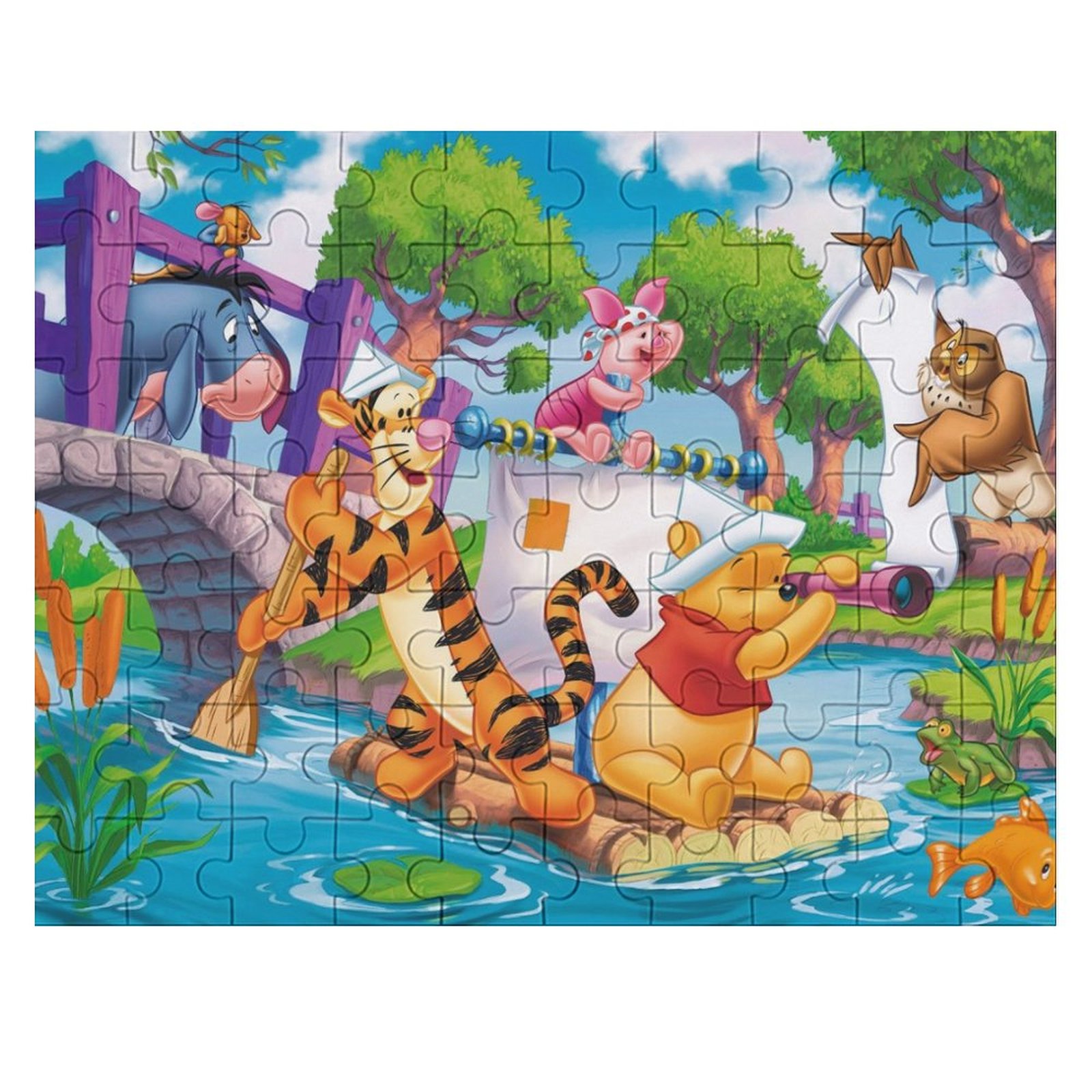 Winnie The Pooh Cartoon Toy Puzzles Birthday Gifts for Children ...