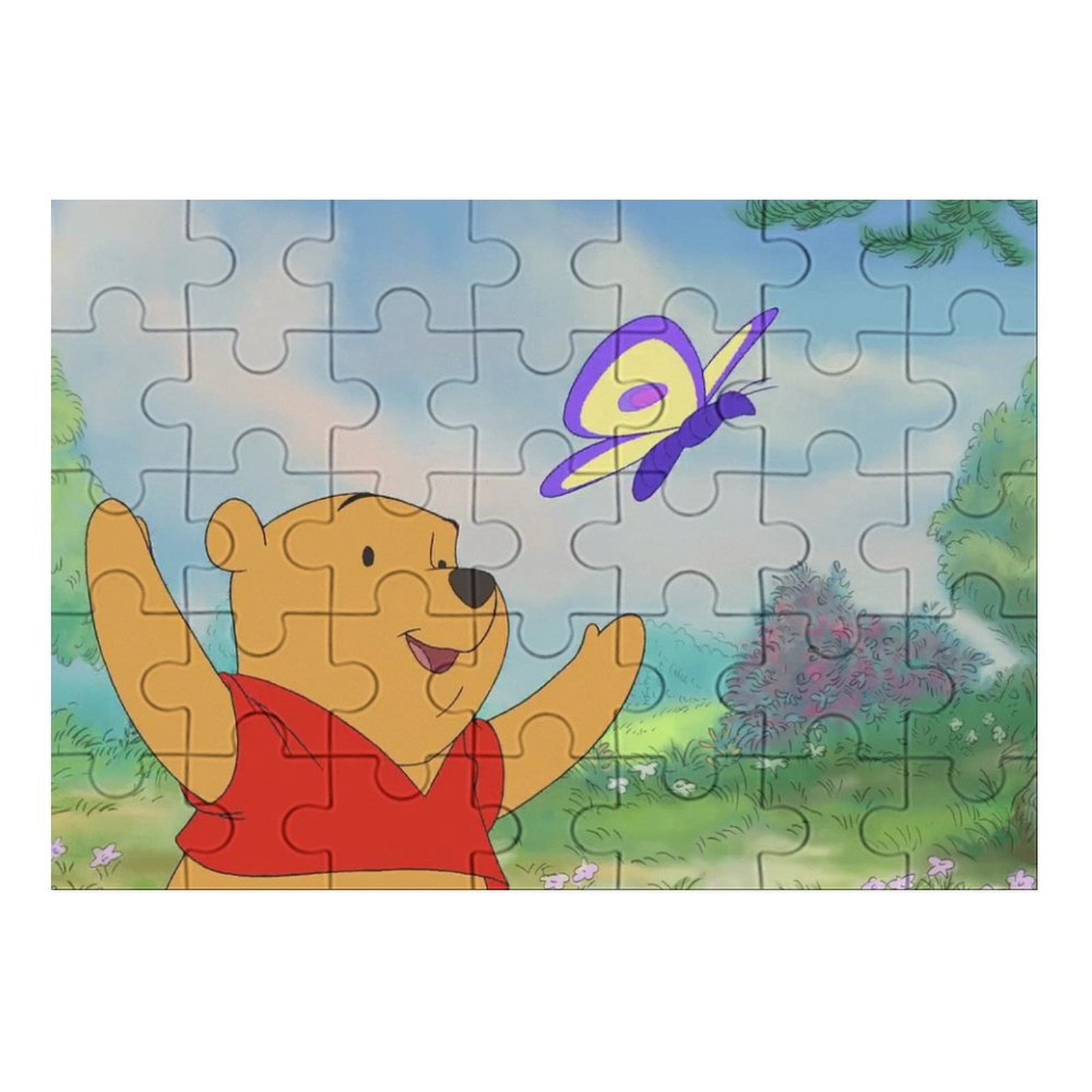 Winnie The Pooh Cartoon Toys,35 PCS Puzzle Toys Are Sitable for ...
