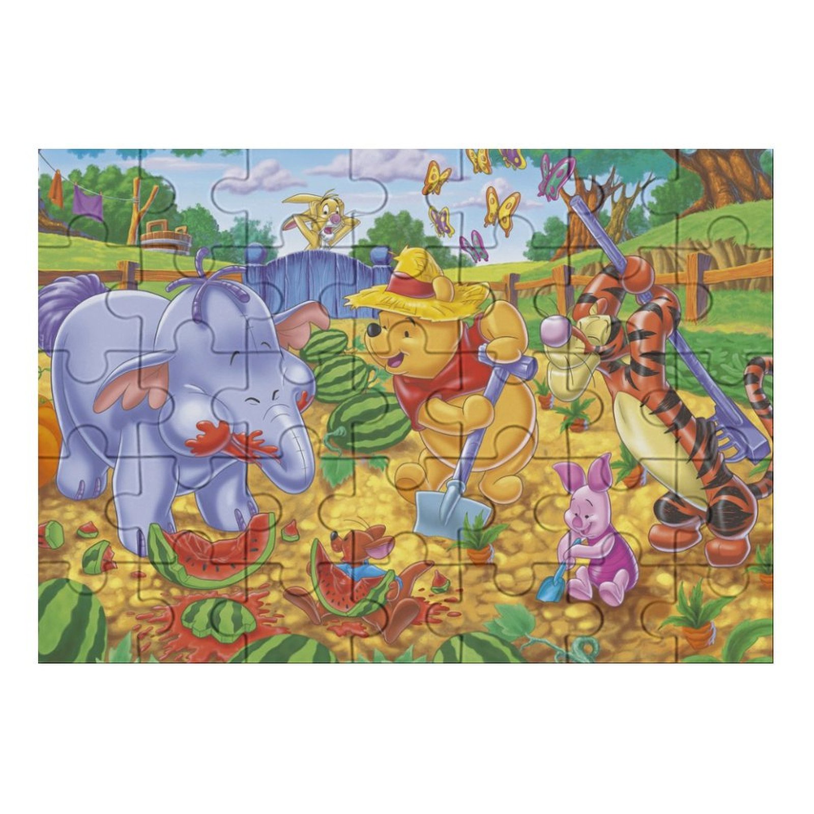 Winnie The Pooh Cartoon Toys,35 PCS Puzzle Toys Are Sitable for ...