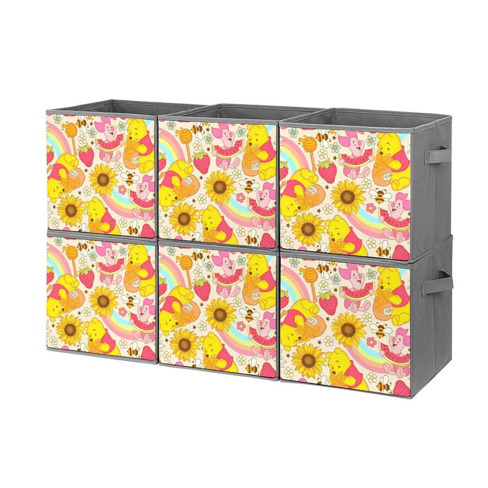 Winnie The Pooh Children's folding storage box 6PCS - Walmart.com