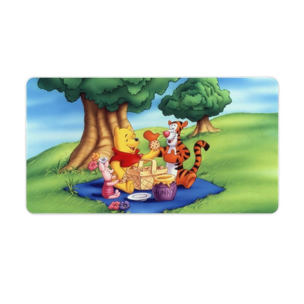 Winnie The Pooh Desk Pad Mouse Pad, Large Gaming Mouse Mat with ...