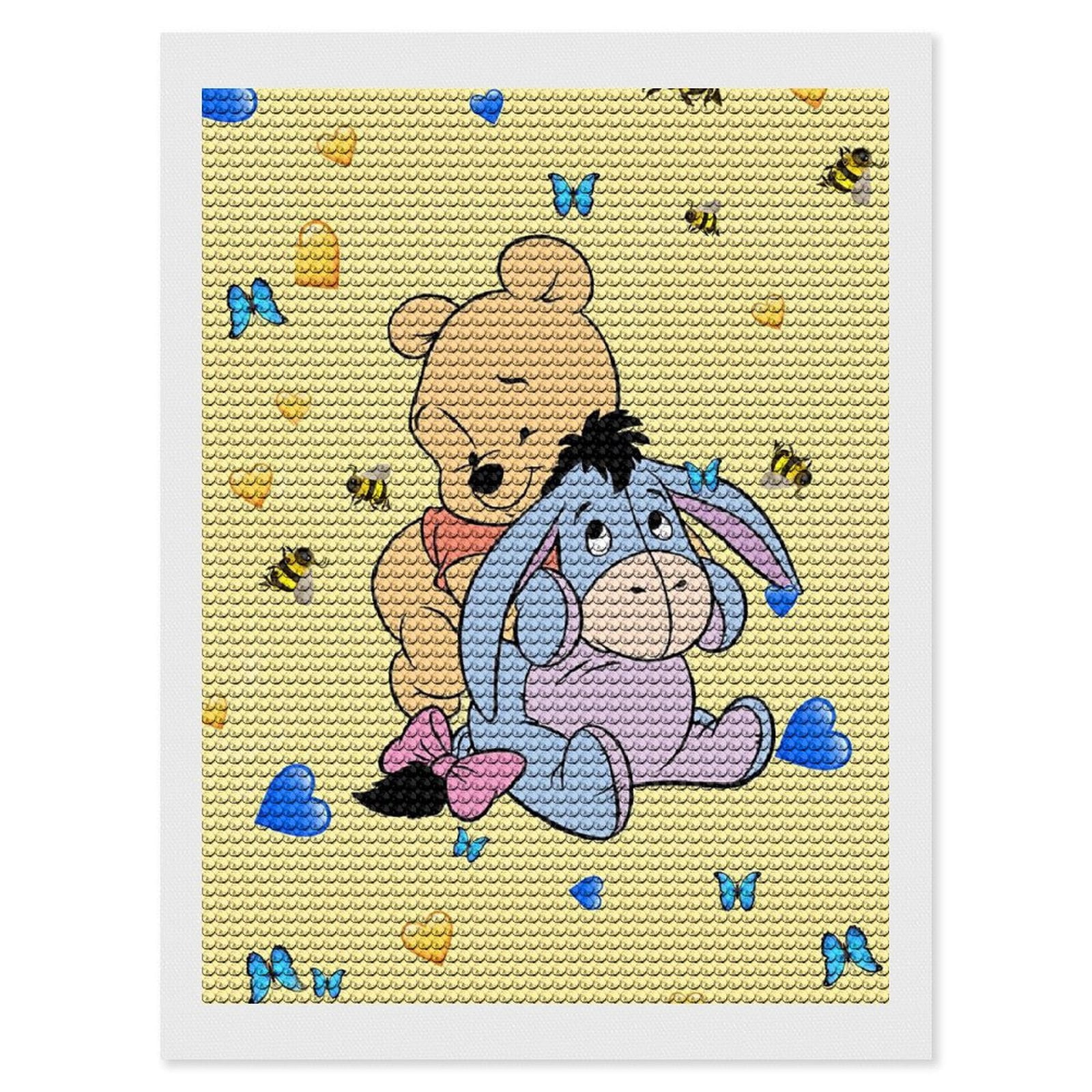 Winnie The Pooh Eeyore Canvas Picture Paintings Prints Wall Hang ...