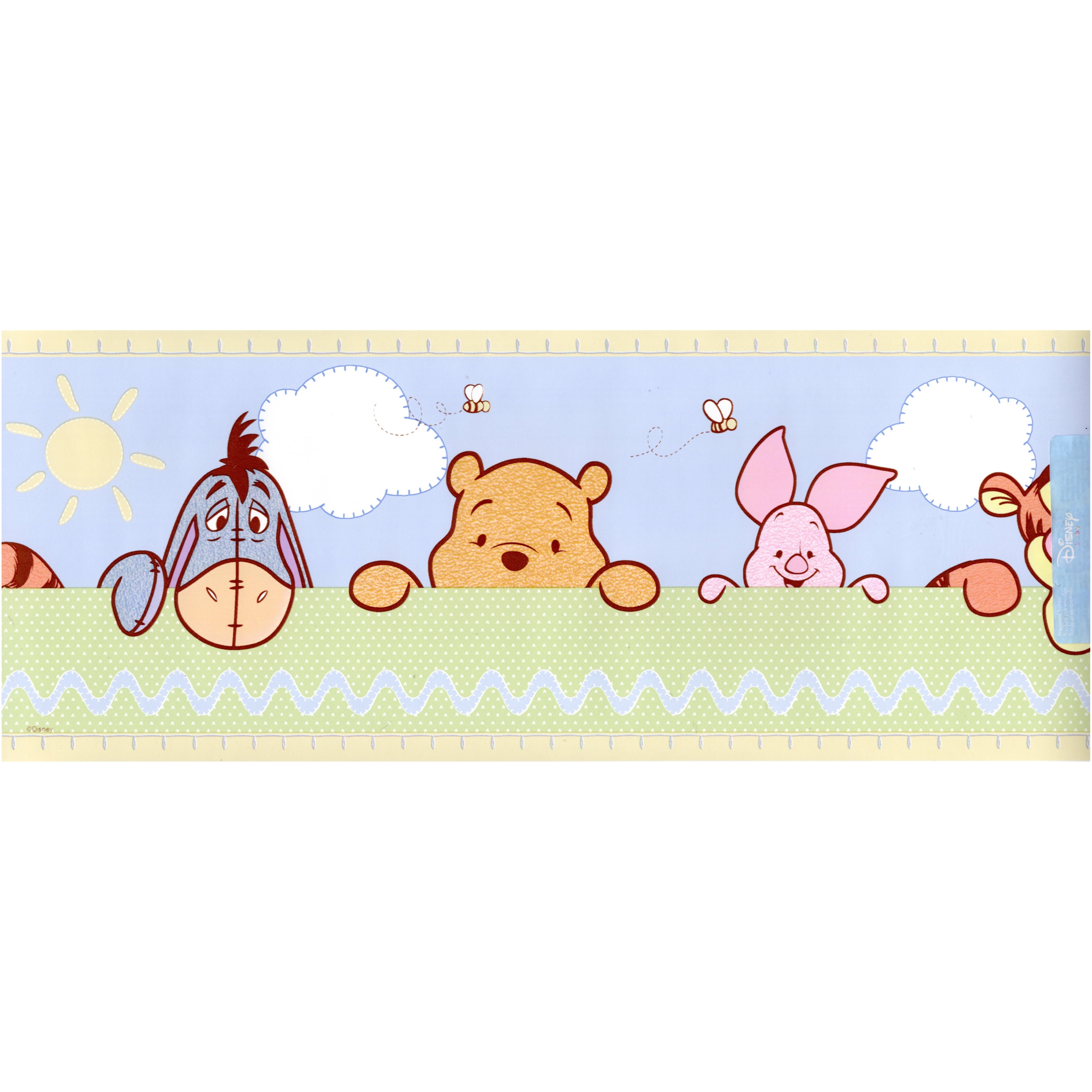 Winnie The Pooh Eeyore Tigger Piglet Peek A Boo Wallpaper Border ...