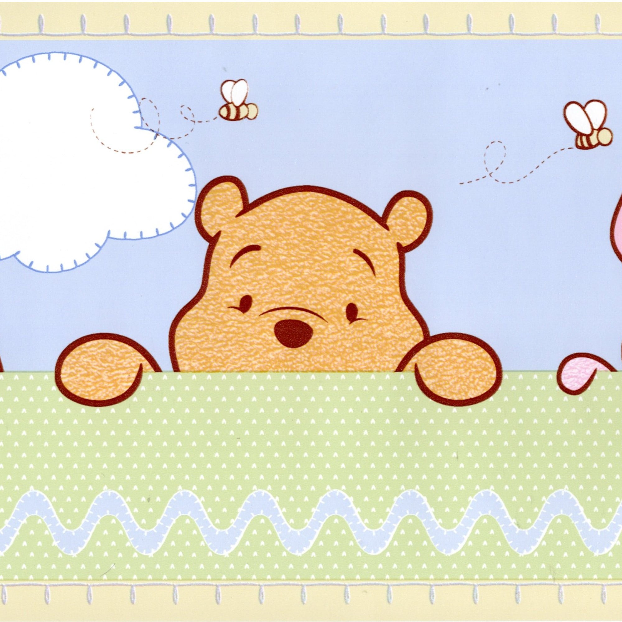 Winnie The Pooh Eeyore Tigger Piglet Peek A Boo Wallpaper Border ...
