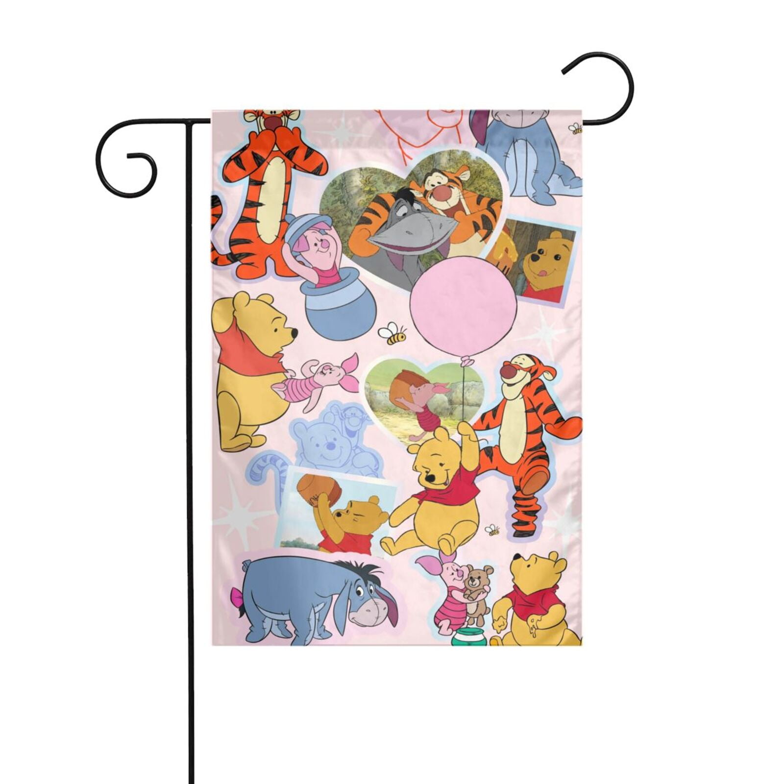 Winnie The Poo Garden Flags for Outside Graphic Garden Flag 12 x 18 ...