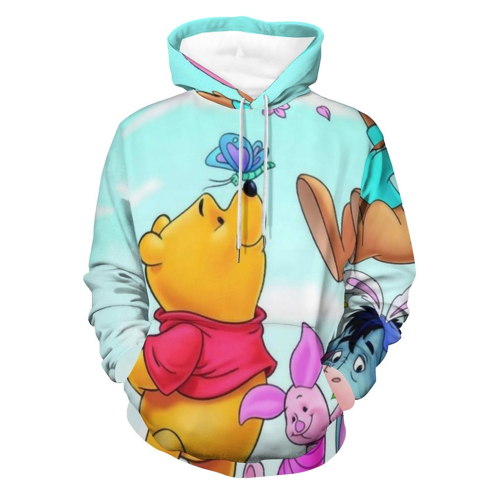 Winnie The Pooh Hoodie,3D Printed Anime Hooded Sweatshirt Pullover Tops ...