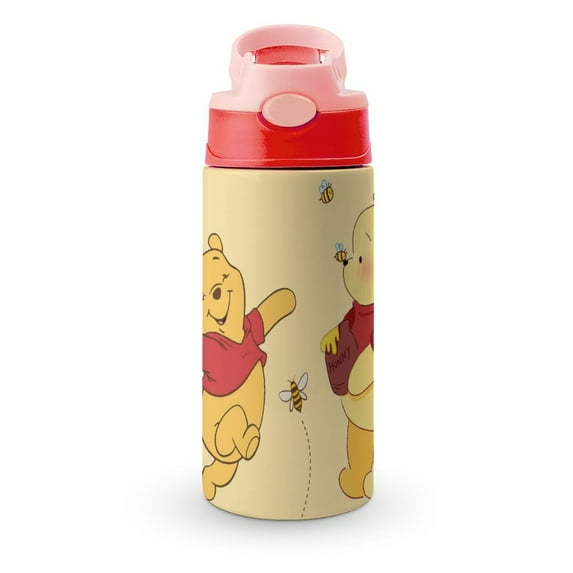 Winnie The Pooh Insulated Stainless Steel Water Bottle with Straw ...