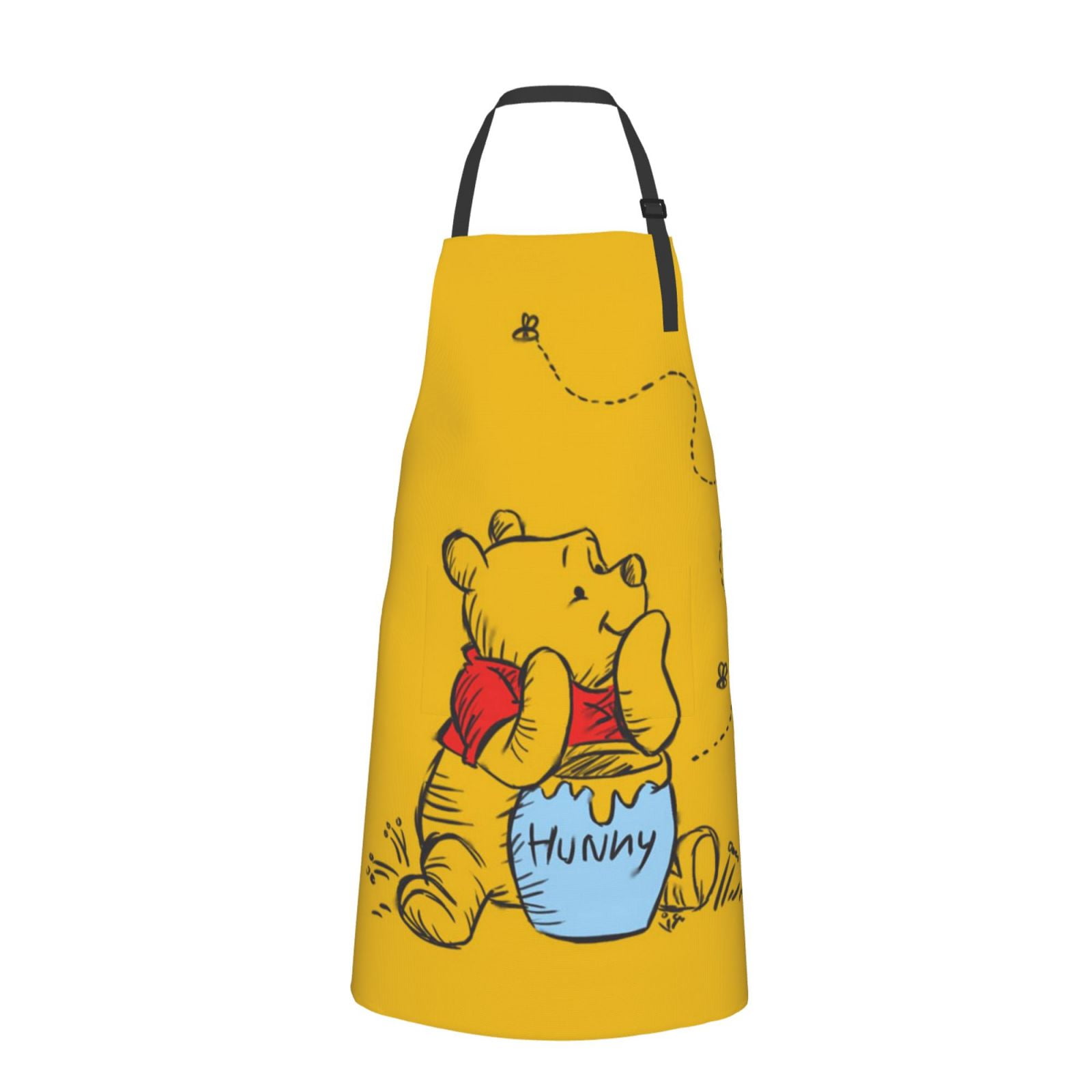 Winnie The Pooh Kitchen Cooking Aprons Adjustable Waterproof Apron Bib ...