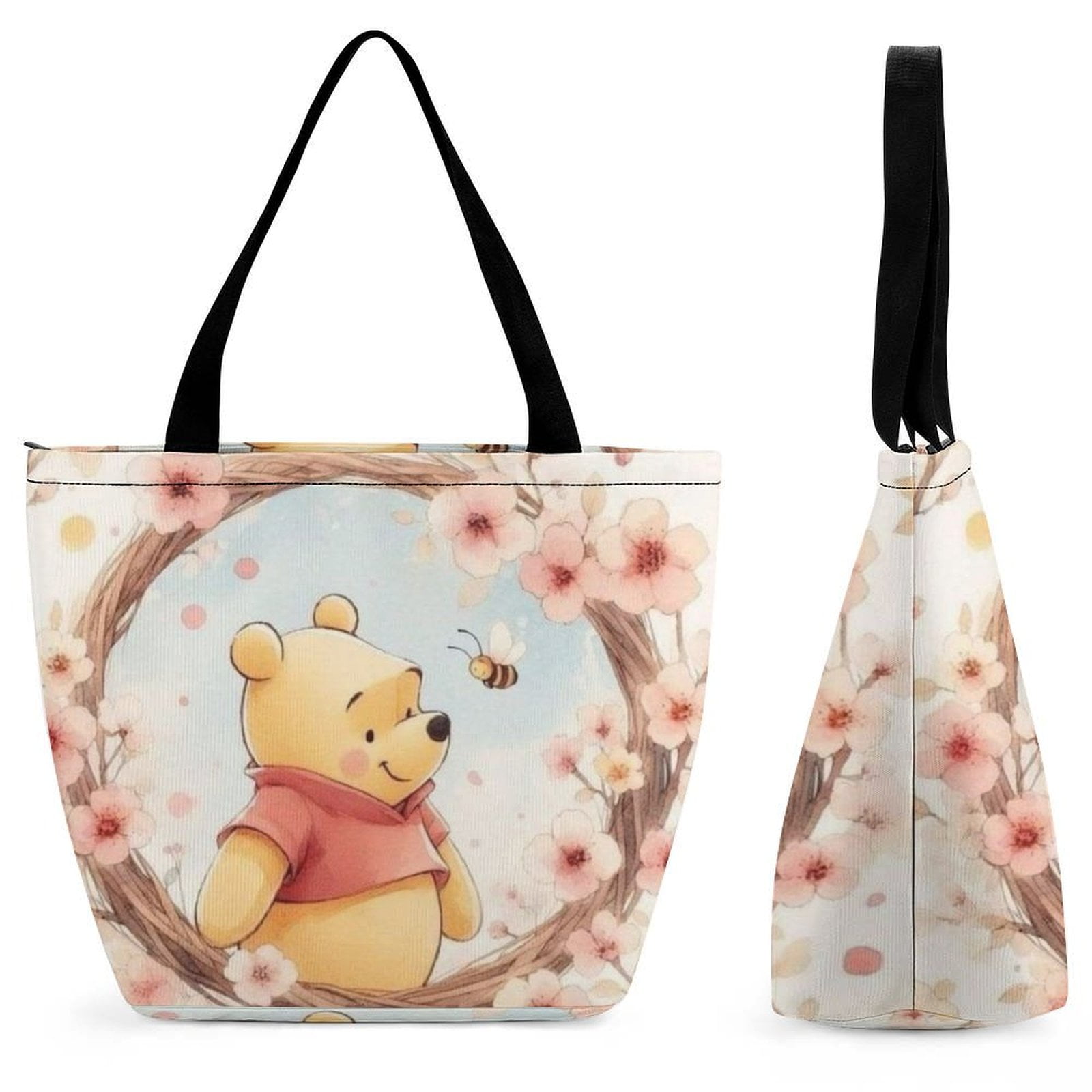 Winnie The Pooh Large Vacation Theme Park Purse, Travel Bag, Gym Bag ...