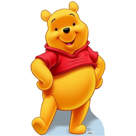 GiftsGoneWild Winnie the Pooh Life-Size Cardboard Stand-Up, Heavy-Duty ...