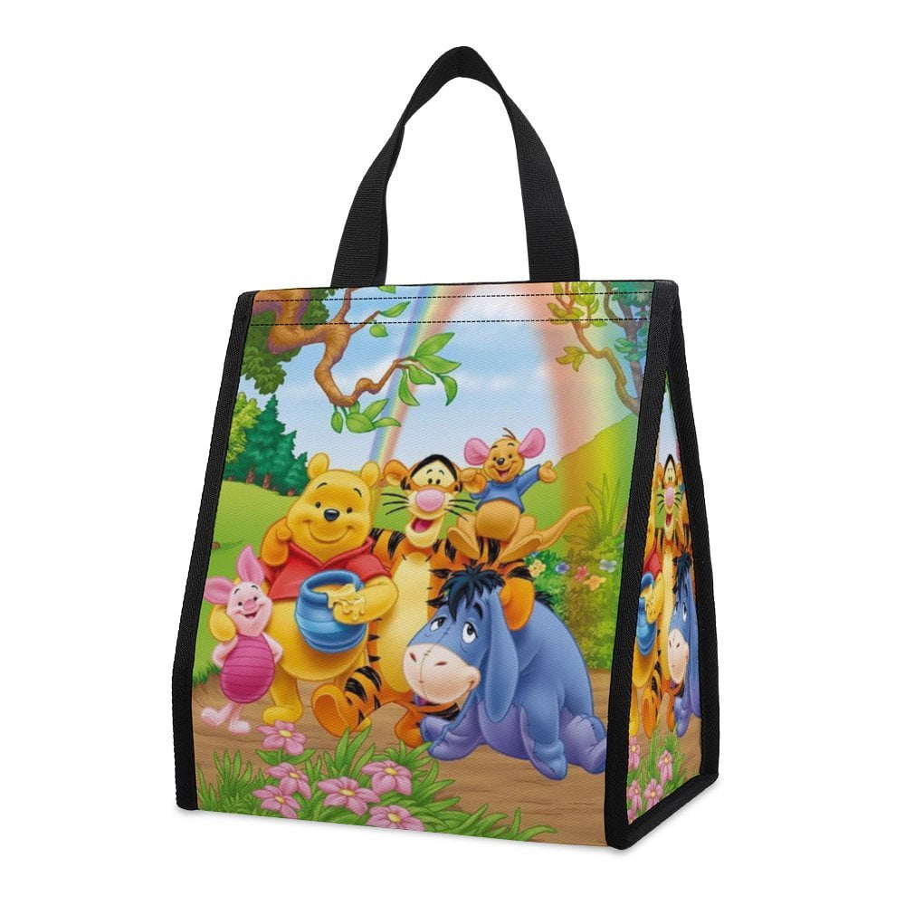 Winnie The Pooh Lunch Bag Insulated, Lunch Box Bag, Reusable Lunch Tote ...