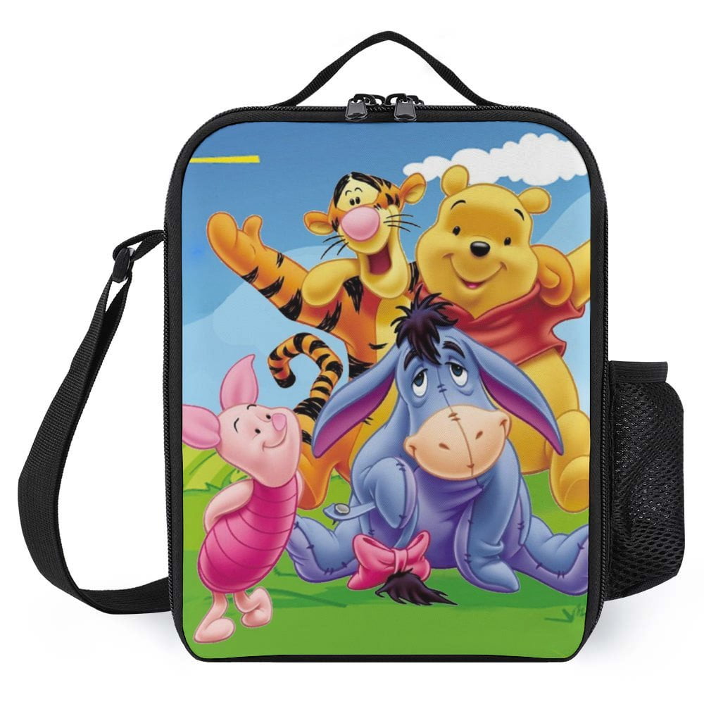 Winnie The Pooh Lunch Bag Insulated, Lunch Box Bag, Reusable Lunch Tote ...