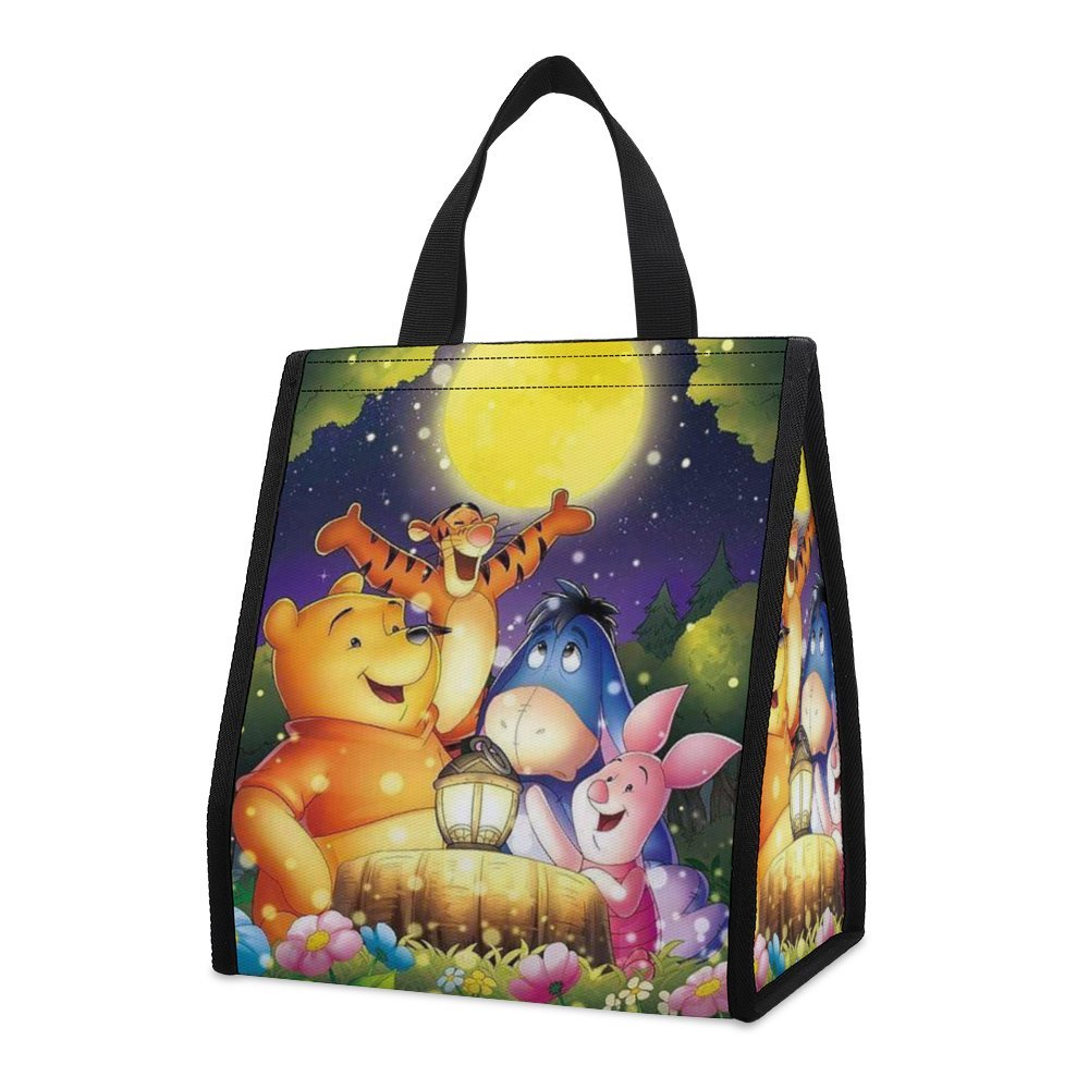 Winnie The Pooh Lunch Bag Insulated, Lunch Box Bag, Reusable Lunch Tote ...