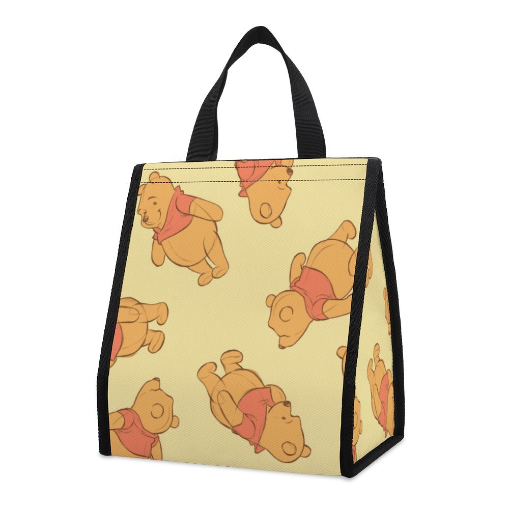 Winnie The Pooh Lunch Bag Insulated, Lunch Box Bag, Reusable Lunch Tote ...