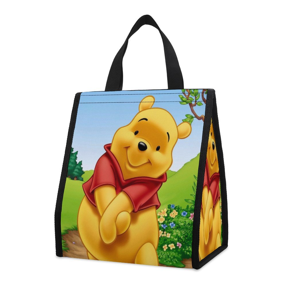 Winnie The Pooh Lunch Bag Insulated, Lunch Box Bag, Reusable Lunch Tote ...