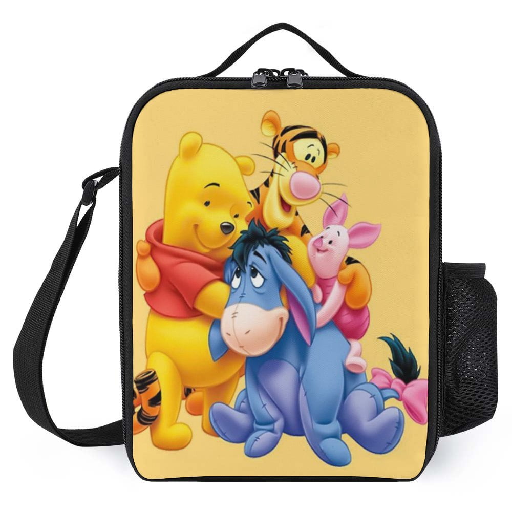 Winnie The Pooh Lunch Bag Insulated, Lunch Box Bag, Reusable Lunch Tote ...