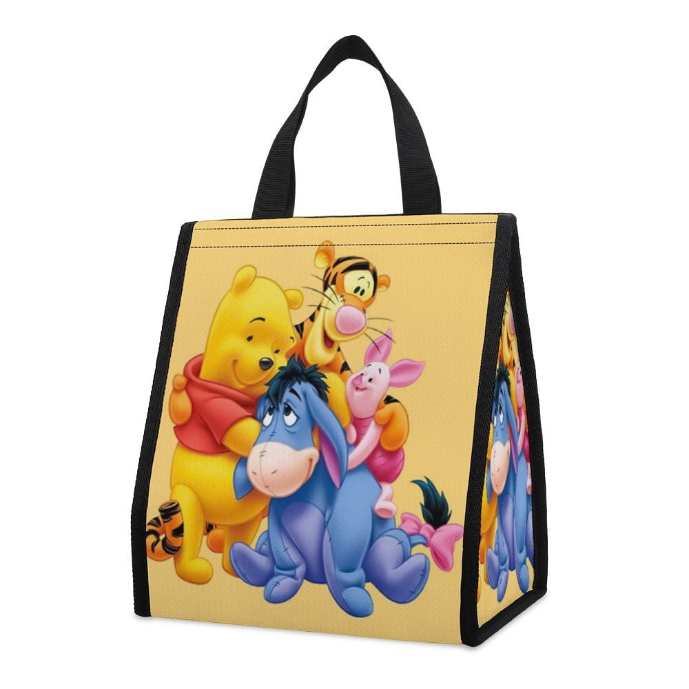 Winnie The Pooh Lunch Bag Insulated, Lunch Box Bag, Reusable Lunch Tote ...