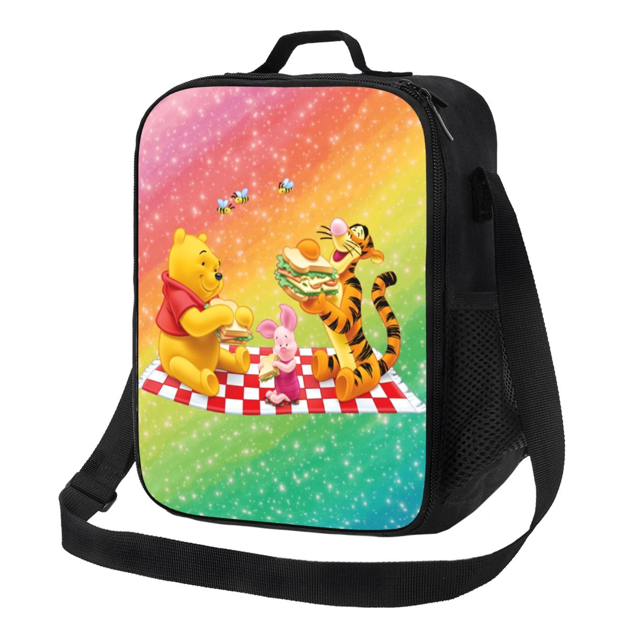 Winnie The Pooh Lunch Bag Lunch Box Lightweight Durable Lunch Tote Bag ...