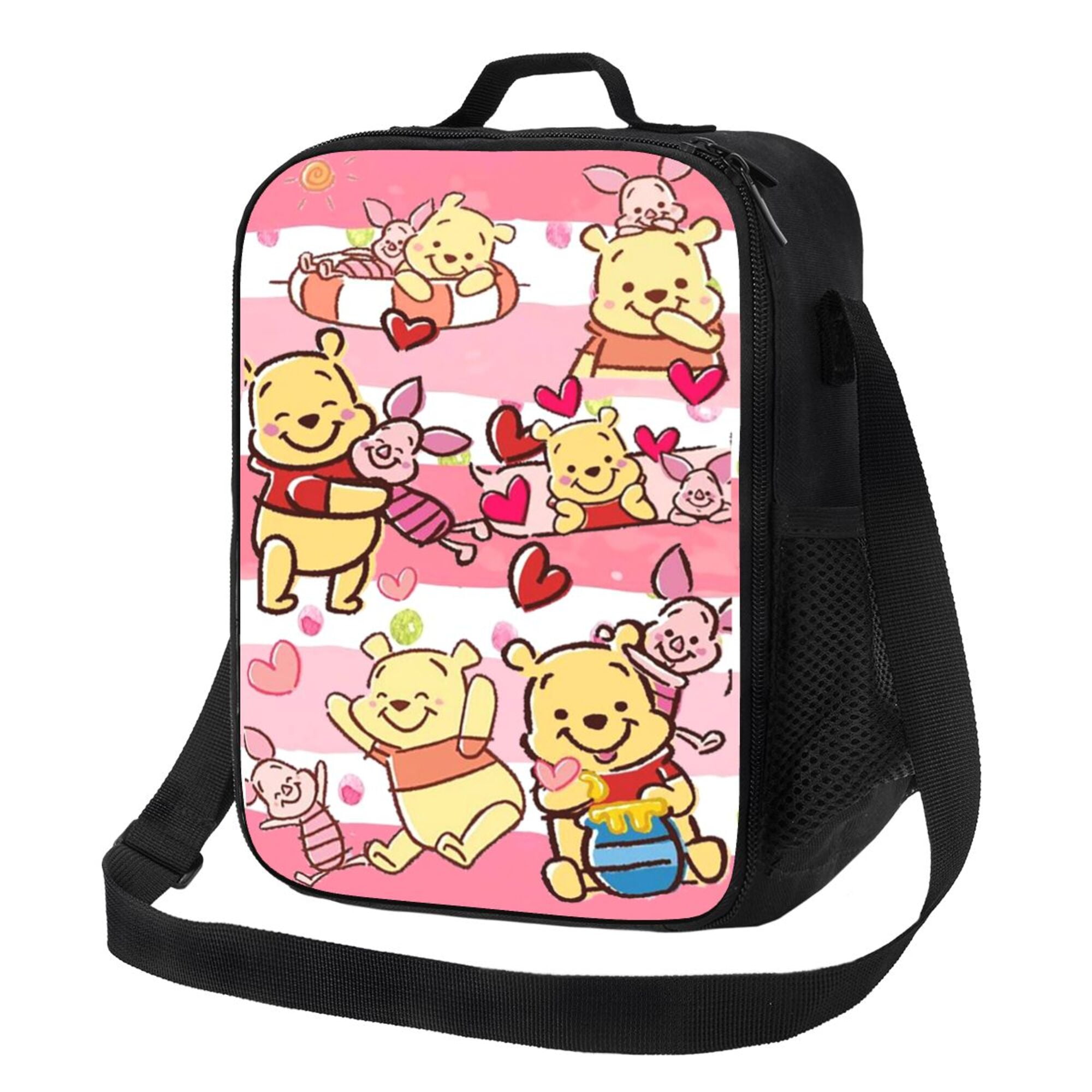 Winnie The-Pooh Lunch Bag Portable Tote Bag Insulated Lunch Box Picnic ...