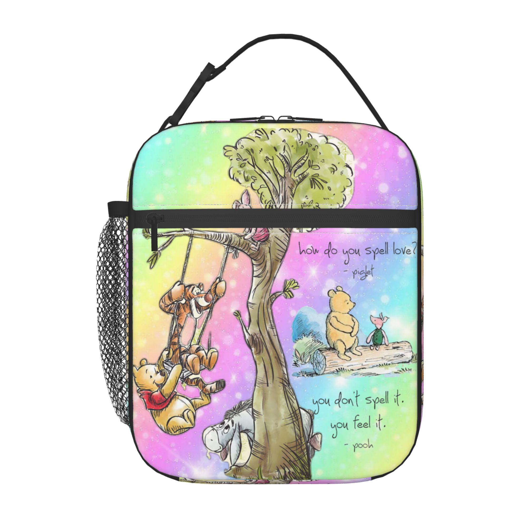 Winnie The Pooh Lunch Bag Portable Tote Bag Insulated Lunch Box Picnic ...