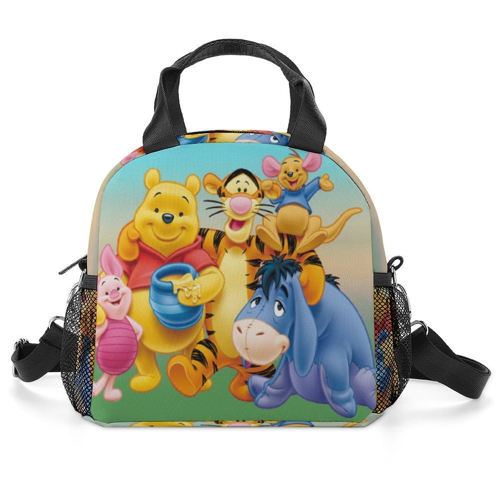 Winnie The Pooh Lunch Box Insulated Lunch Bag Large Capacity Reusable ...