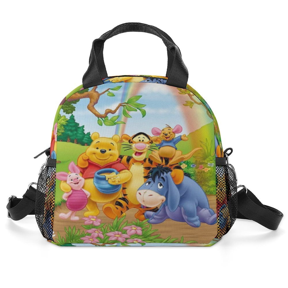 Winnie The Pooh Lunch Box Insulated Lunch Bag Large Capacity Reusable ...