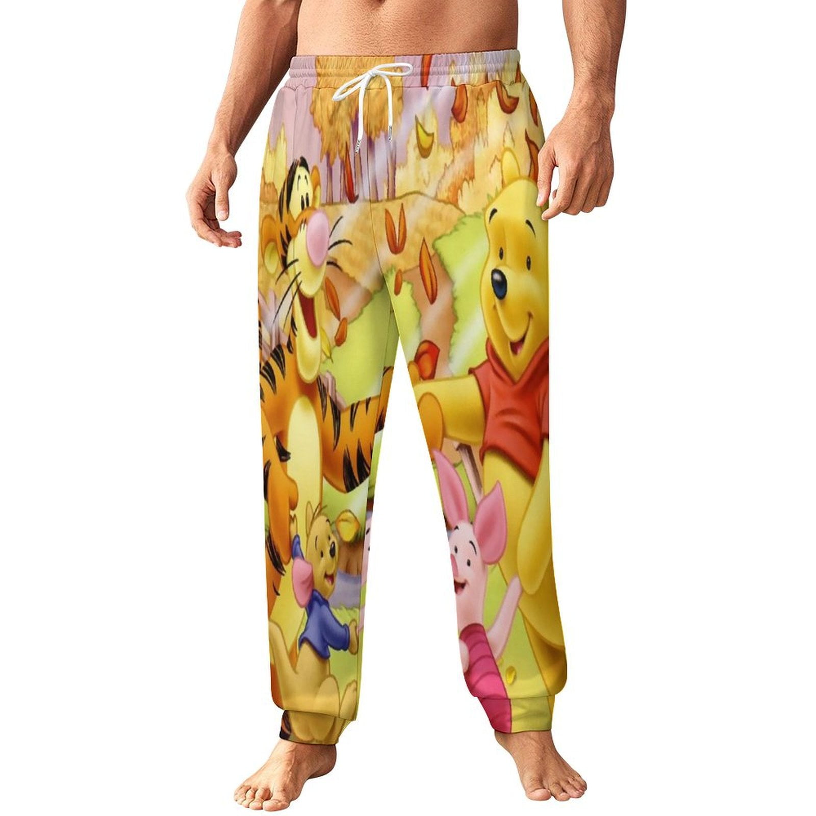 Winnie The Pooh Men's Athletic Joggers Stretch Sweatpants Running ...