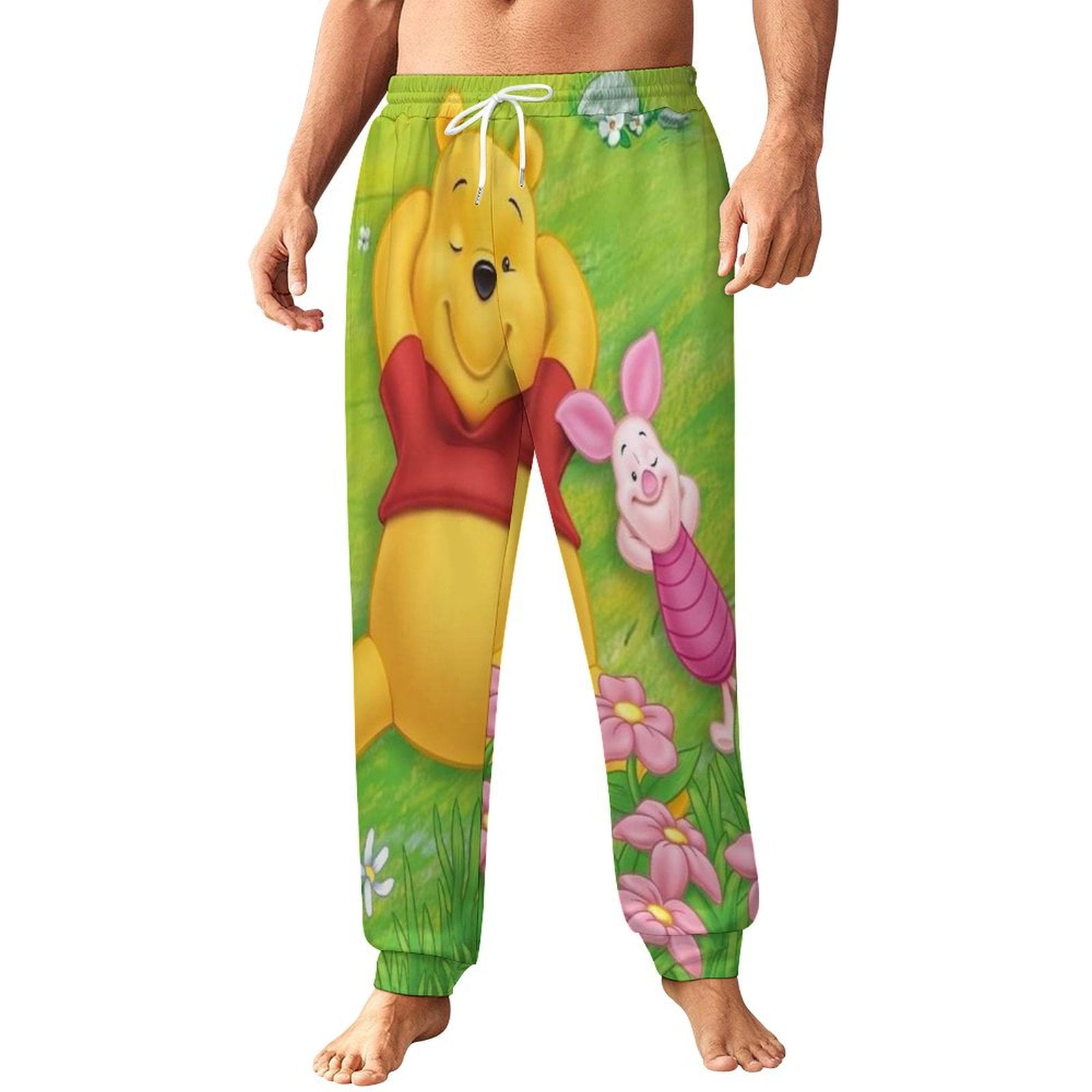 Winnie The Pooh Men's Athletic Joggers Stretch Sweatpants Running ...