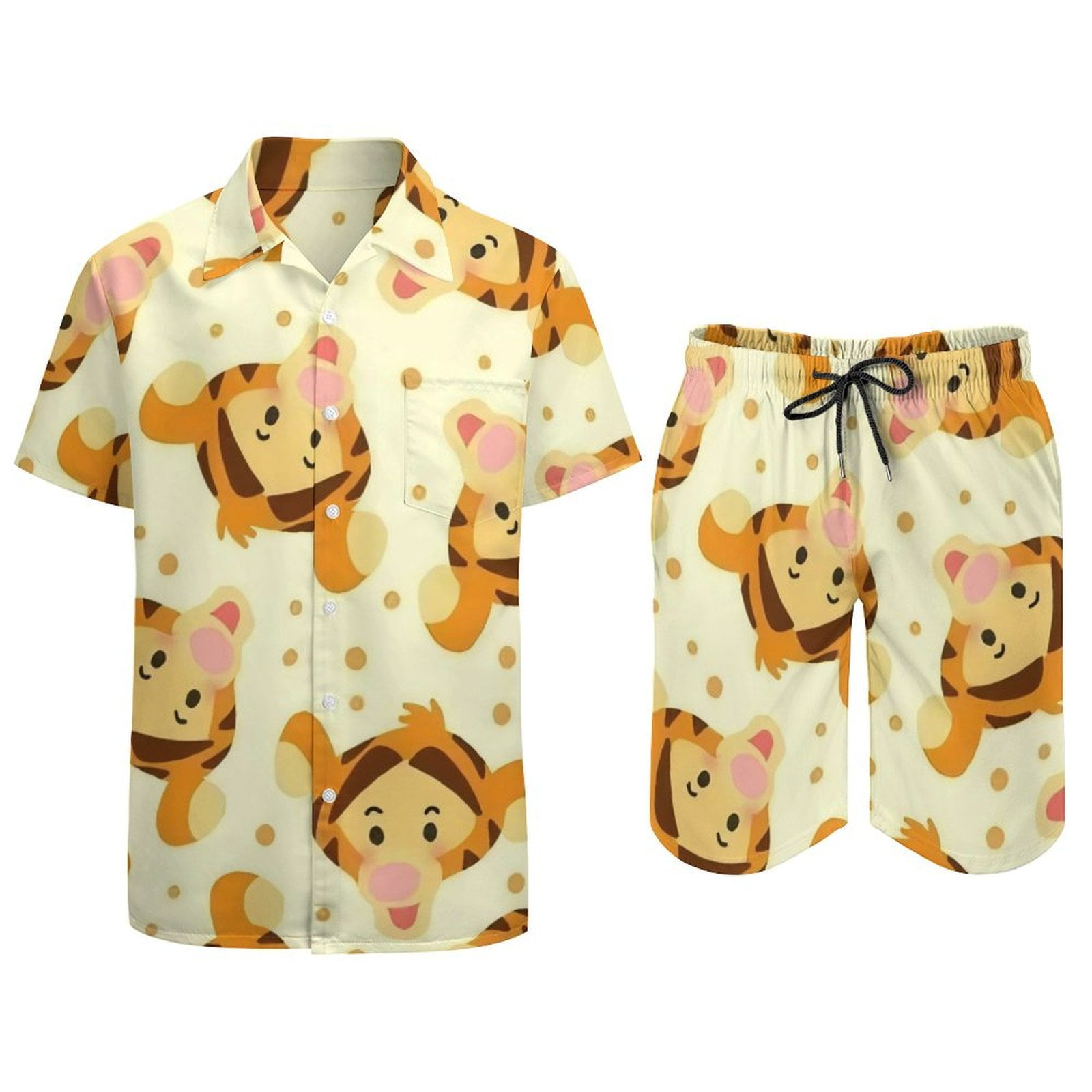 Winnie The Pooh Men's casual shirt beach suit S - Walmart.com