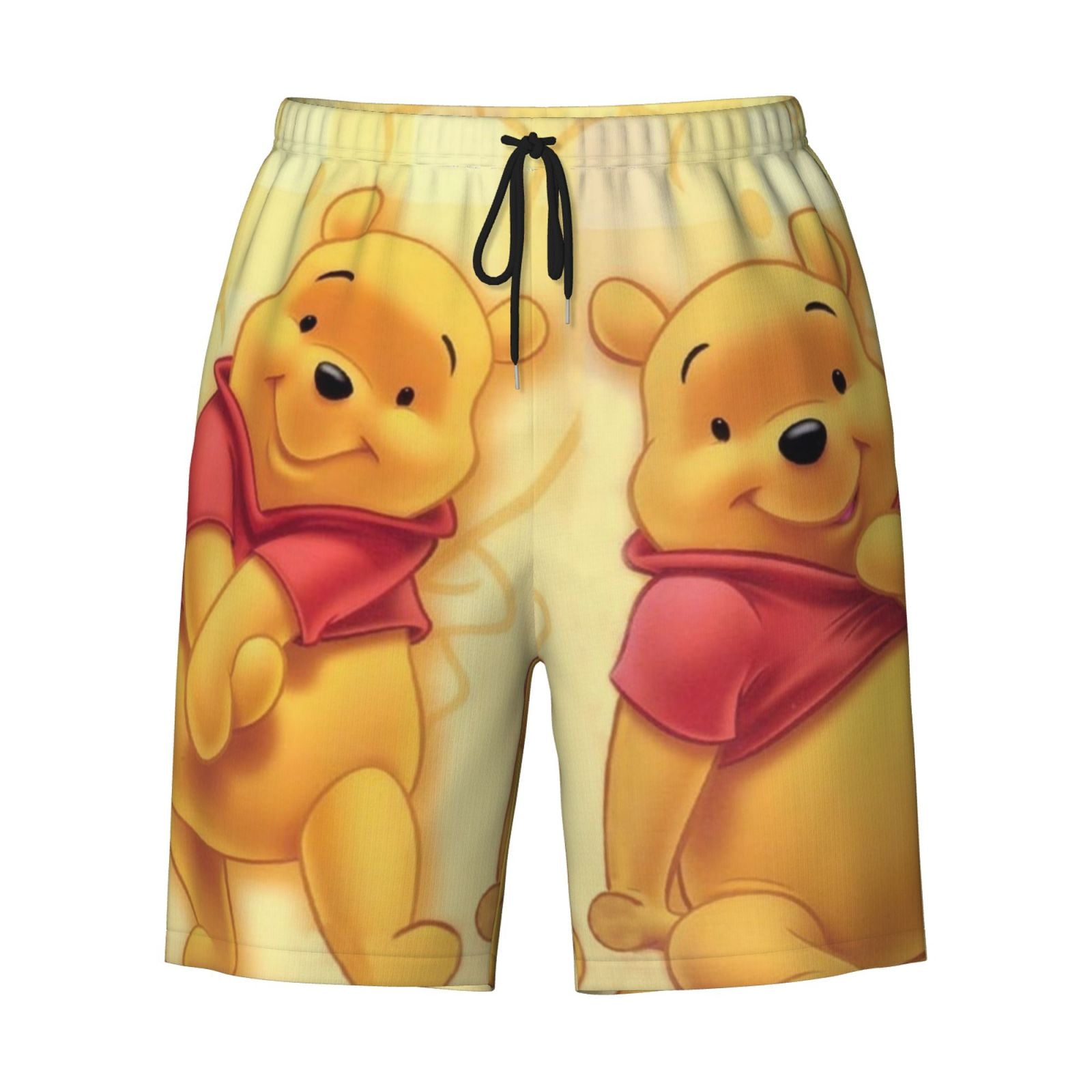 Winnie The Pooh Mens Swim Trunks Quick Dry Board Shorts with Mesh ...