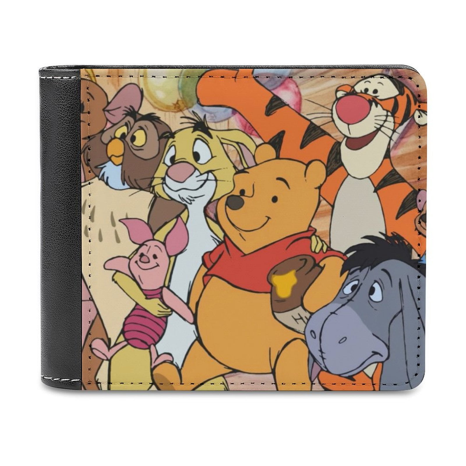 Winnie The Pooh Mens Wallet Genuine Leather Bifold Extra Capacity ...