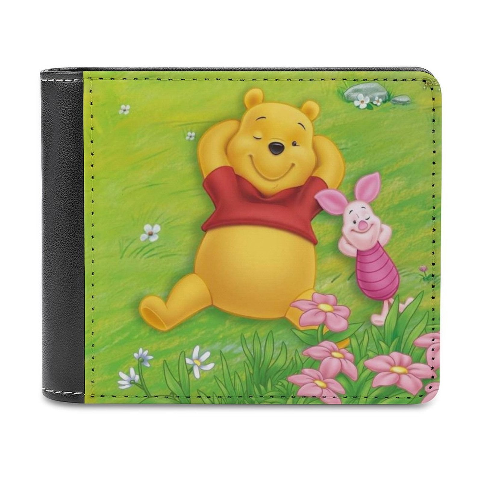 Winnie The Pooh Mens Wallet Genuine Leather Bifold Extra Capacity ...