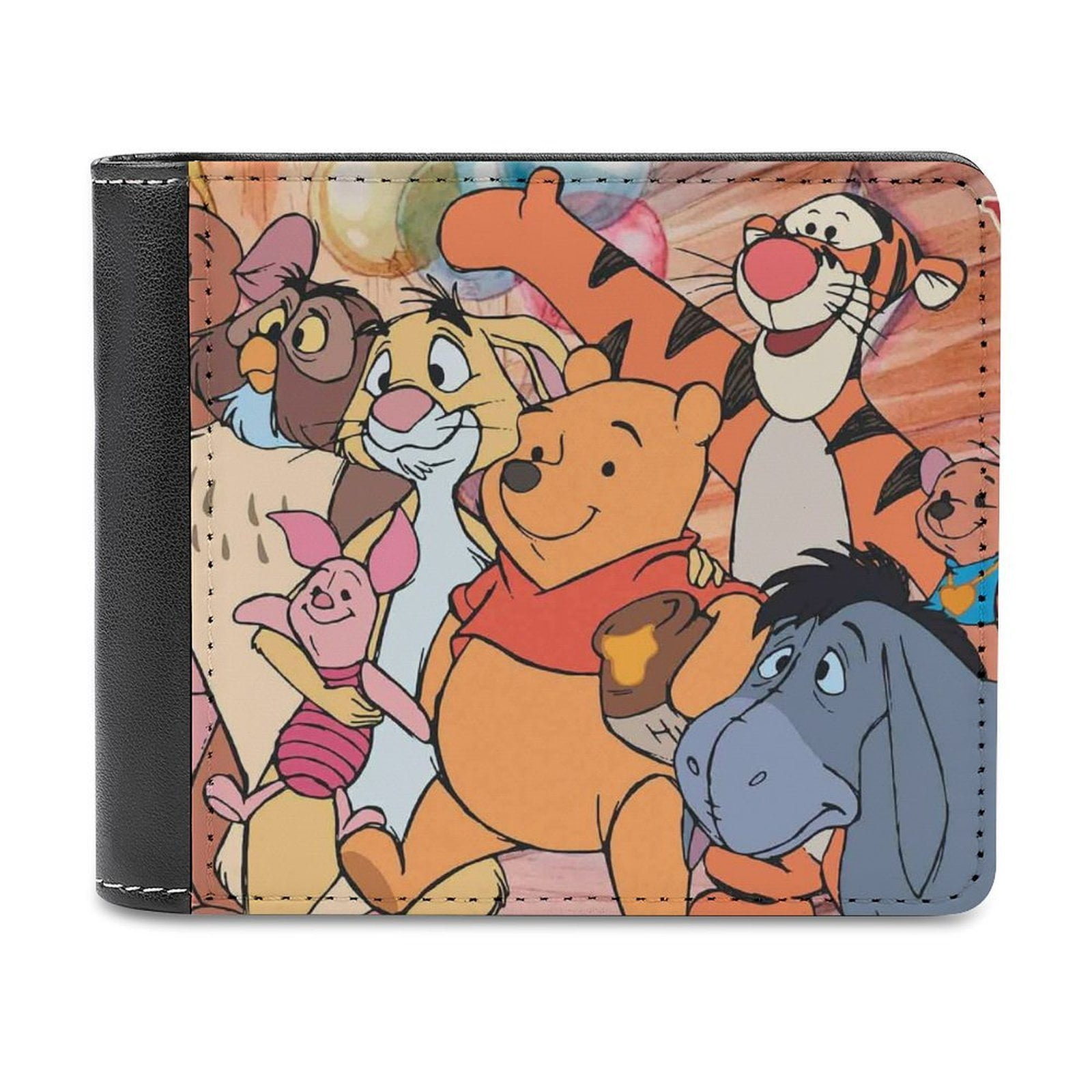 Winnie The Pooh Mens Wallet Genuine Leather Bifold Extra Capacity ...