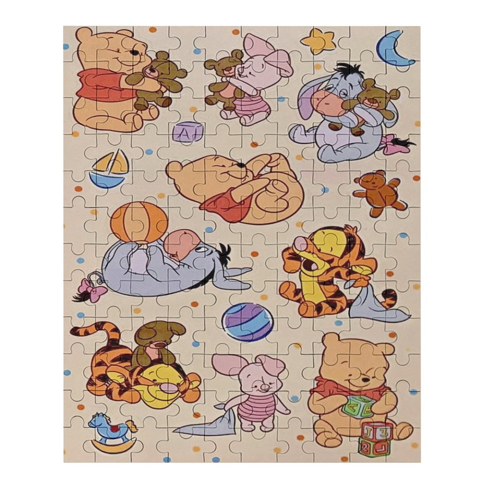 Winnie The Pooh Merch Winnie The Pooh Puzzles for Kids 120 PCS Puzzle ...