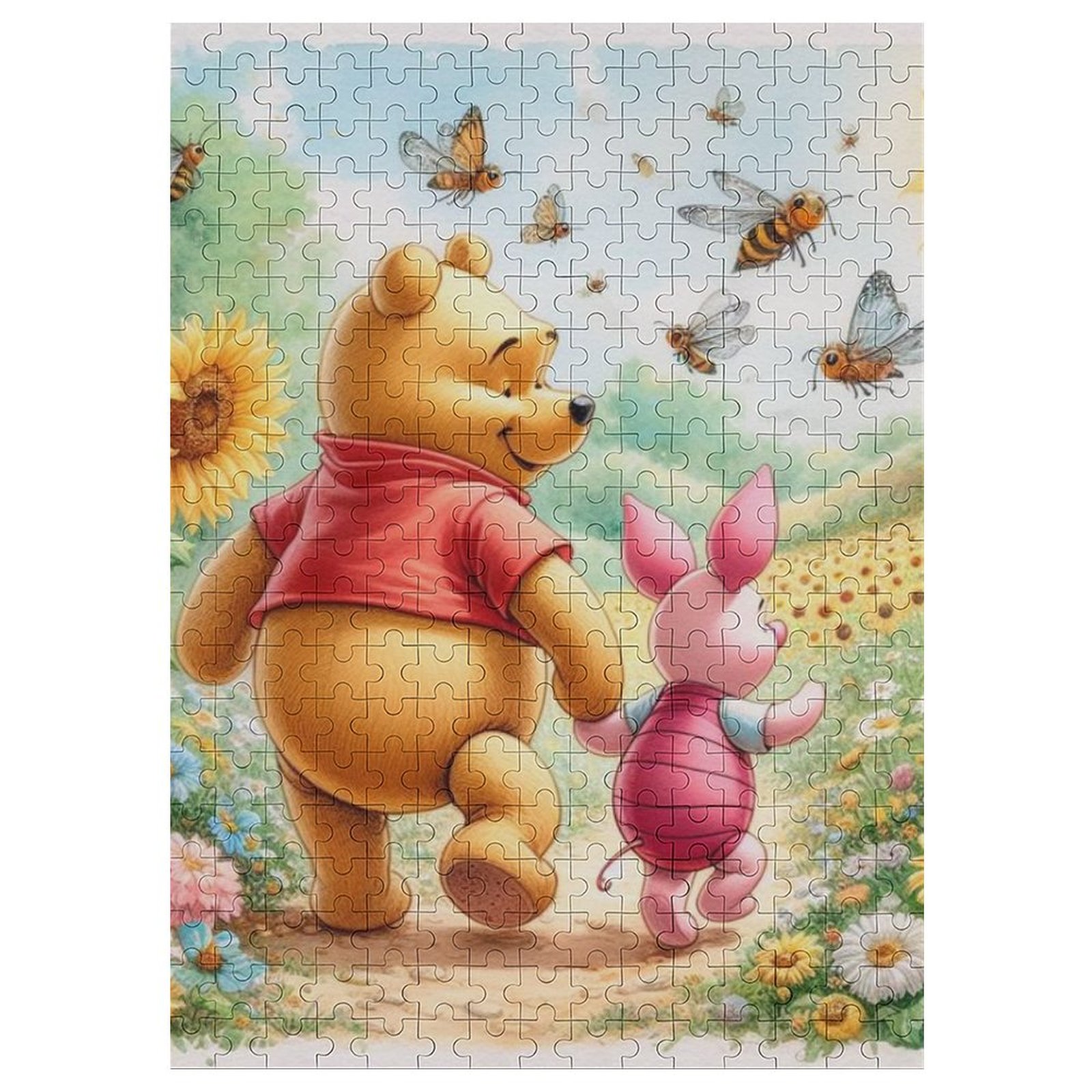 Winnie The Pooh Merch Winnie The Pooh Puzzles for Kids 300 PCS Puzzle ...