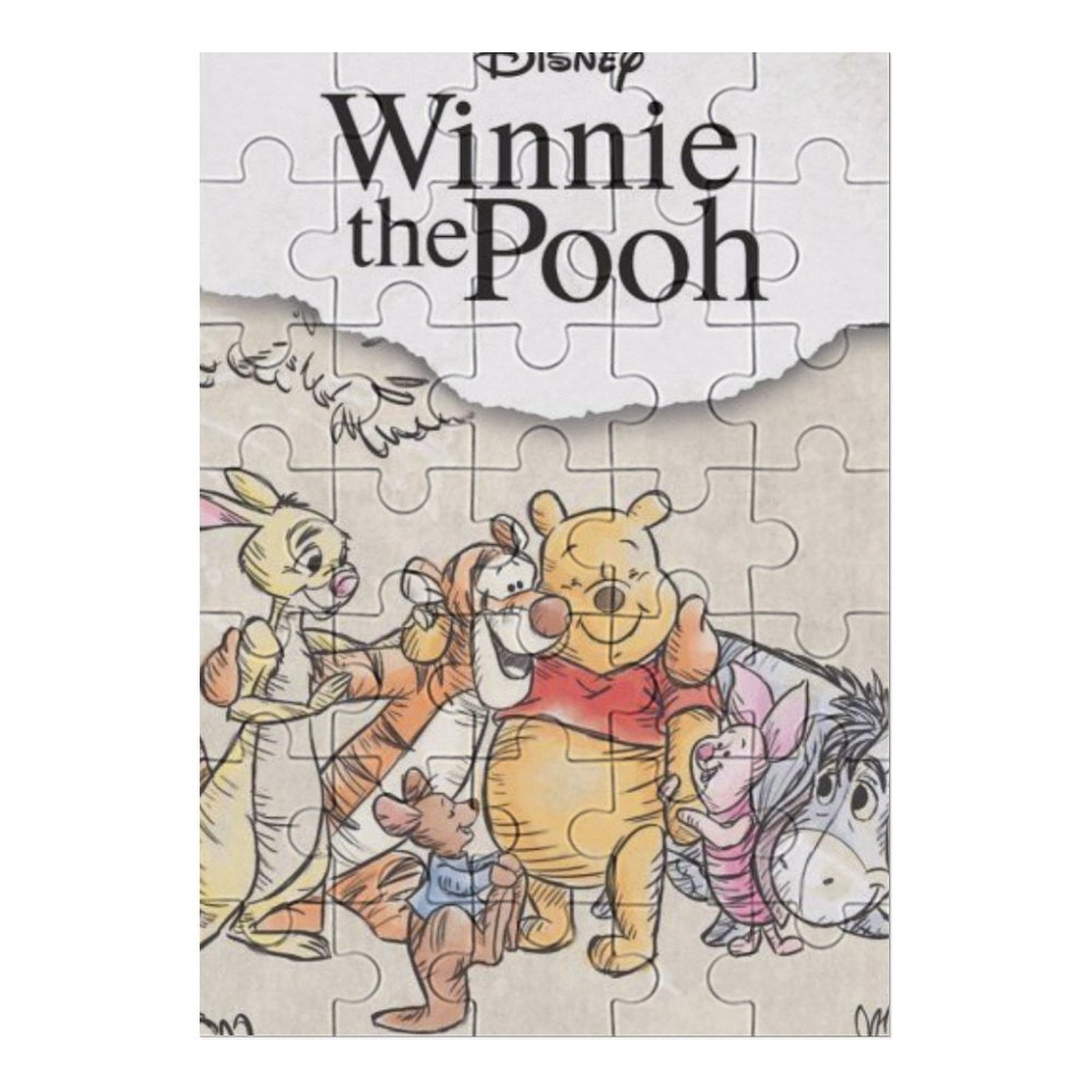 Winnie The Pooh Merch Winnie The Pooh Puzzles for Kids 35 PCS Puzzle ...