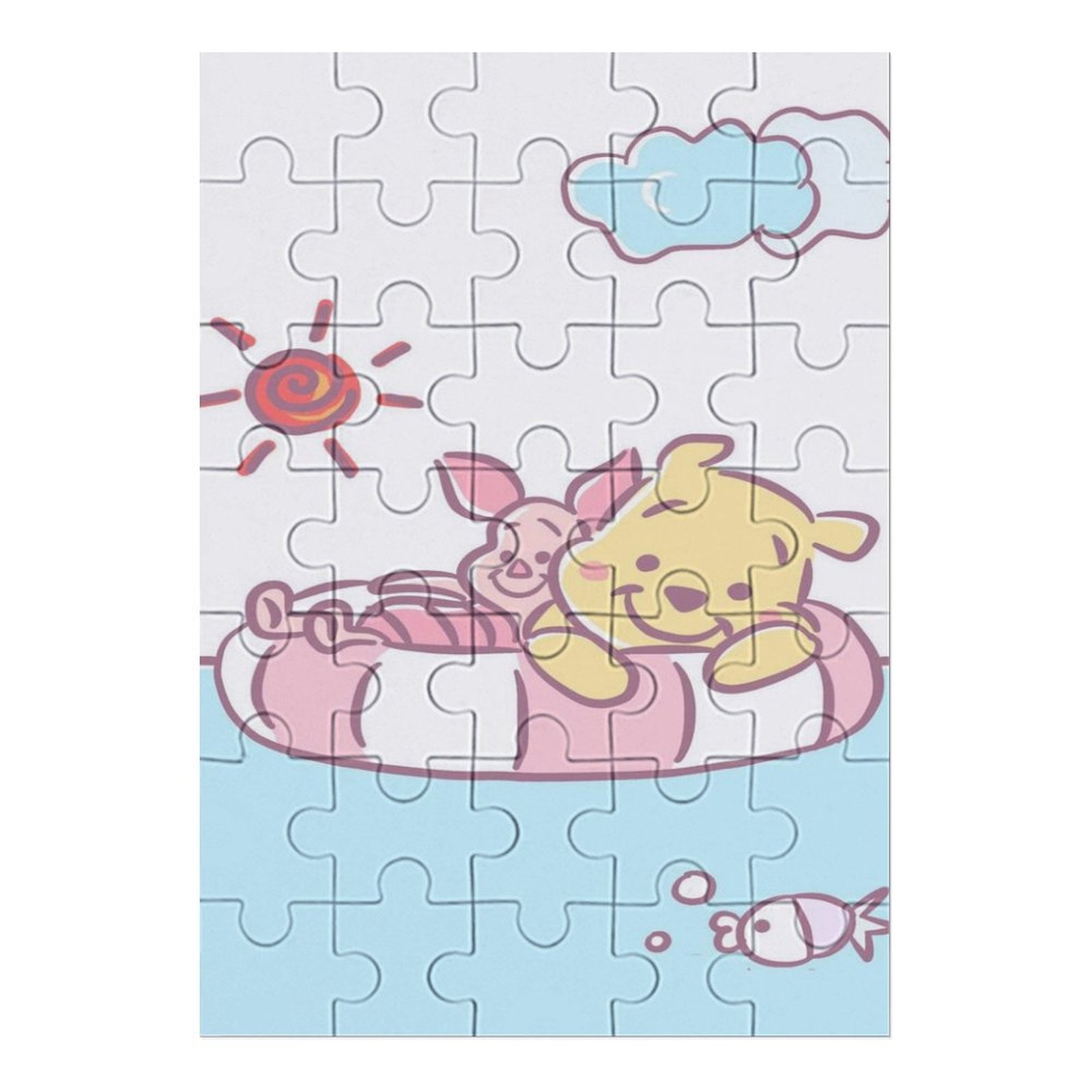 Winnie The Pooh Merch Winnie The Pooh Puzzles for Kids 35 PCS Puzzle ...