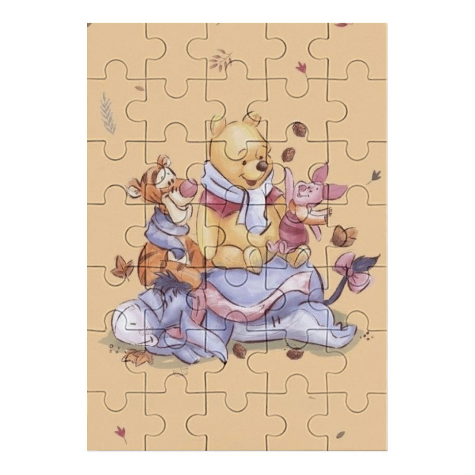 Winnie The Pooh Merch Winnie The Pooh Puzzles for Kids 35 PCS Puzzle ...