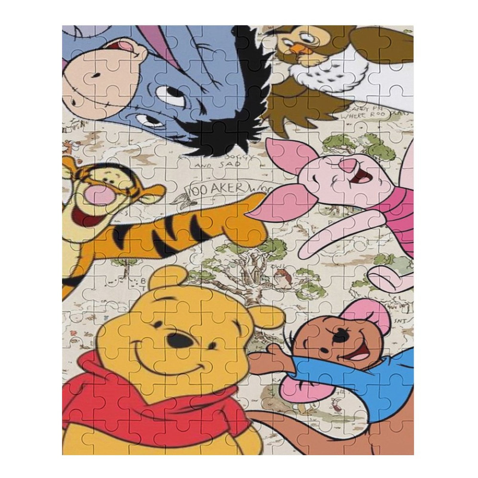 Winnie The Pooh Merch Winnie The Pooh Puzzles for Kids 70 PCS Puzzle ...