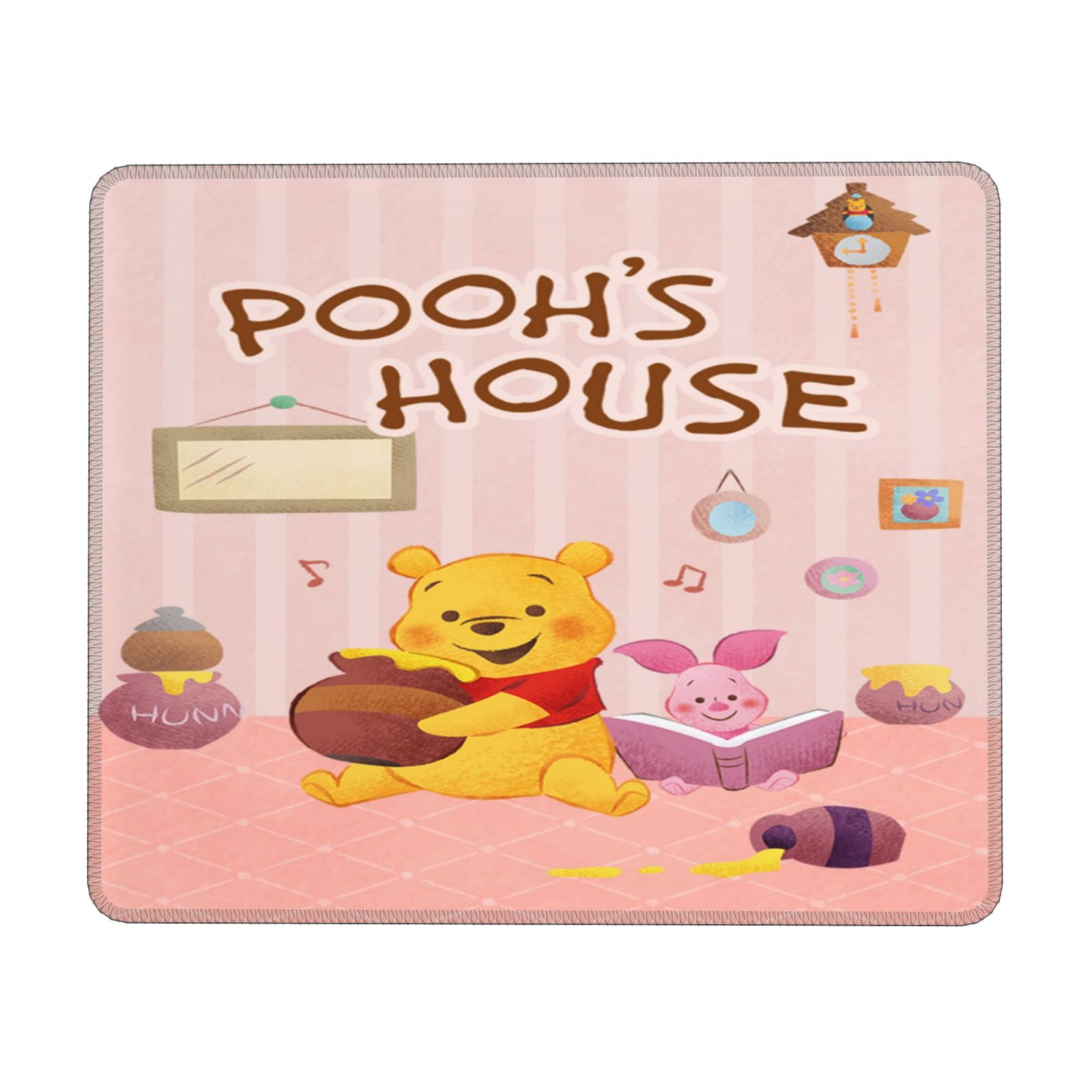 Winnie The Poo Mouse Pad Office Gaming Anime Cartoon Mousepad 7.9 x 9.5 ...