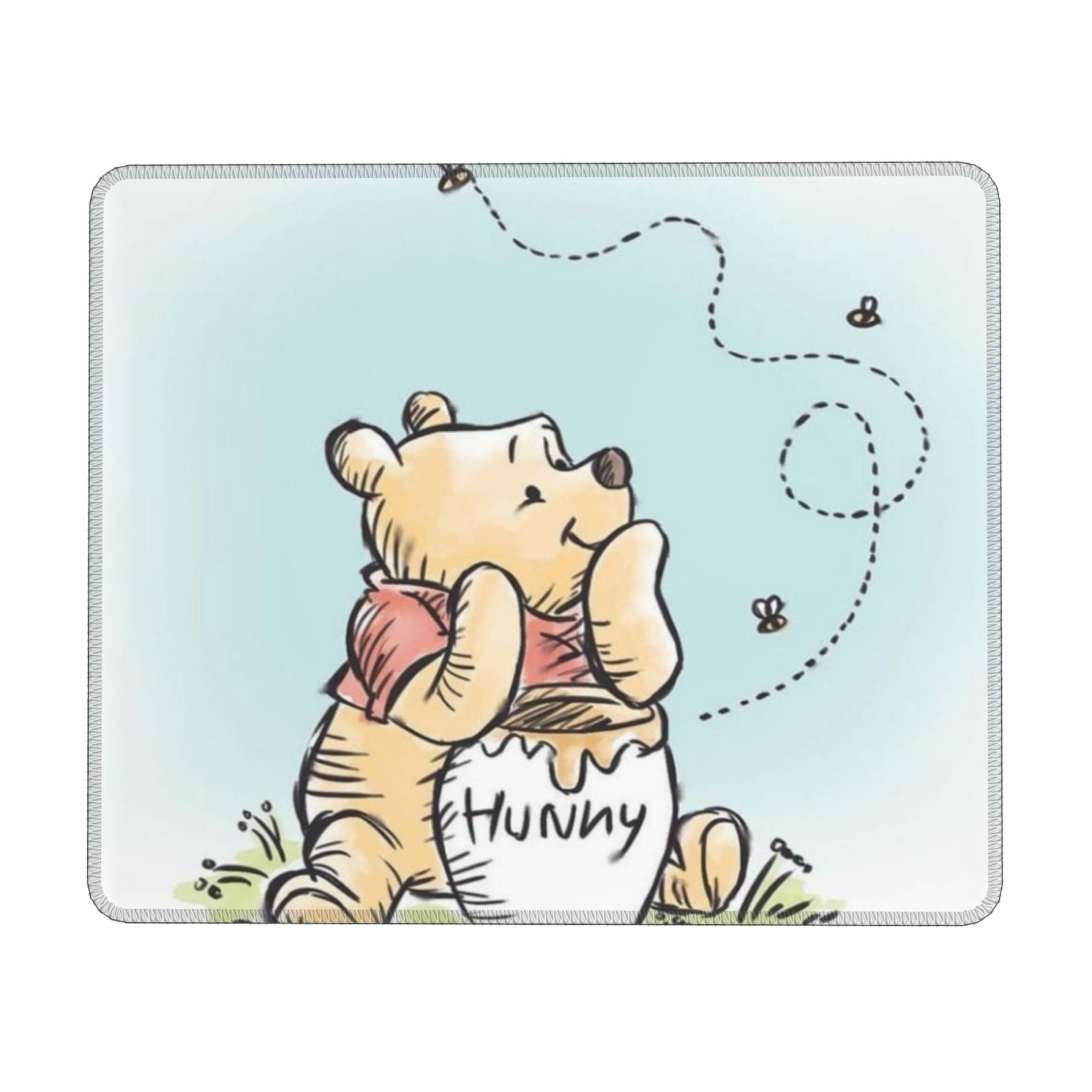 Winnie The Poo Mouse Pad Office Gaming Anime Cartoon Mousepad 7.9 x 9.5 ...