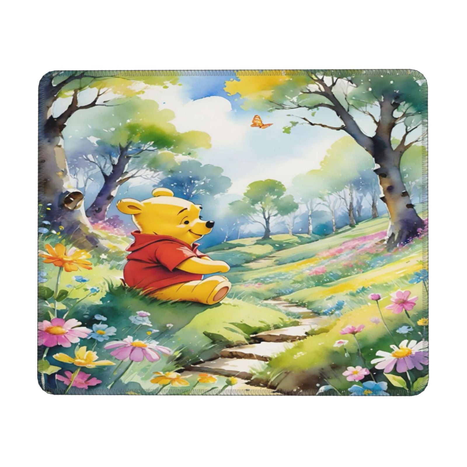 Winnie The Poo Mouse Pad Office Gaming Anime Cartoon Mousepad 7.9 x 9.5 ...